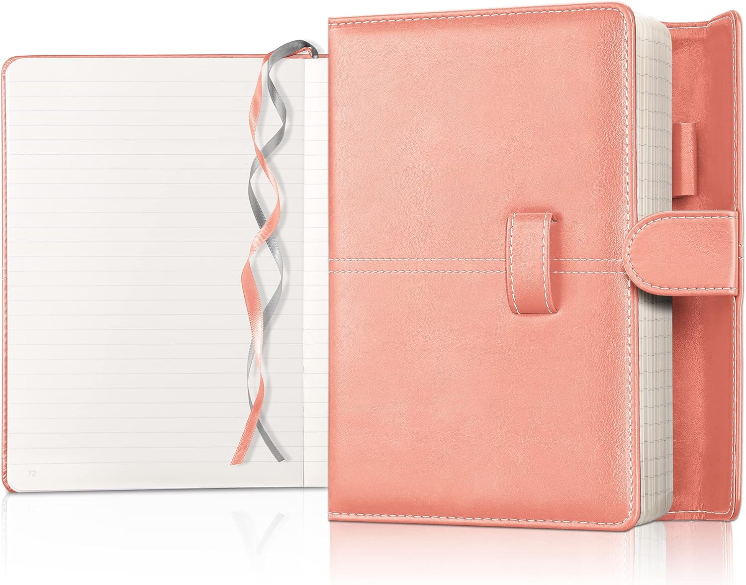 Amazon.com : RETTACY Premium Leather Notebook with Gift Box - A5 Lined ...