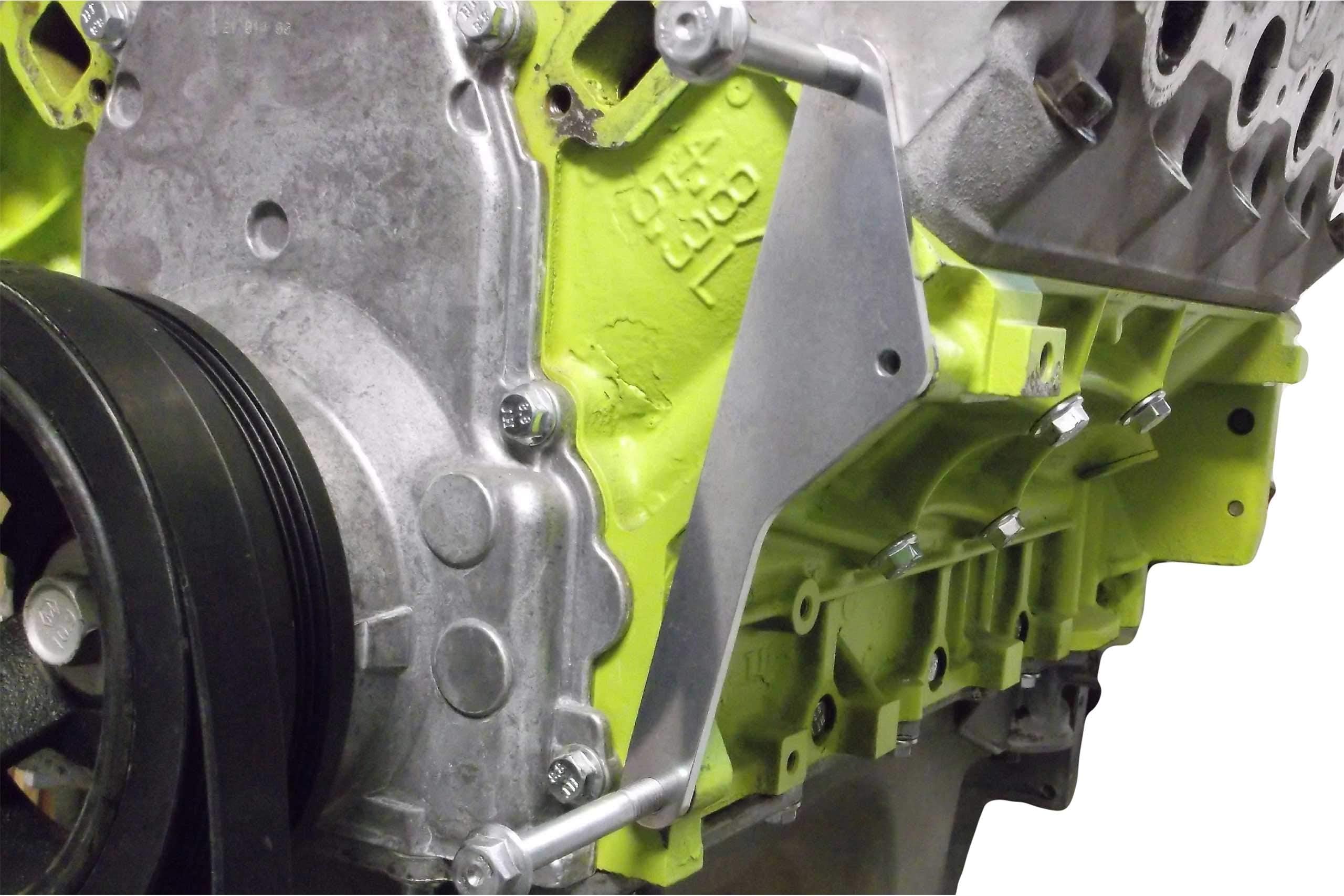 Amazon.com: ICT Billet LS1 Camaro Alternator Bracket Factory Style Low ...