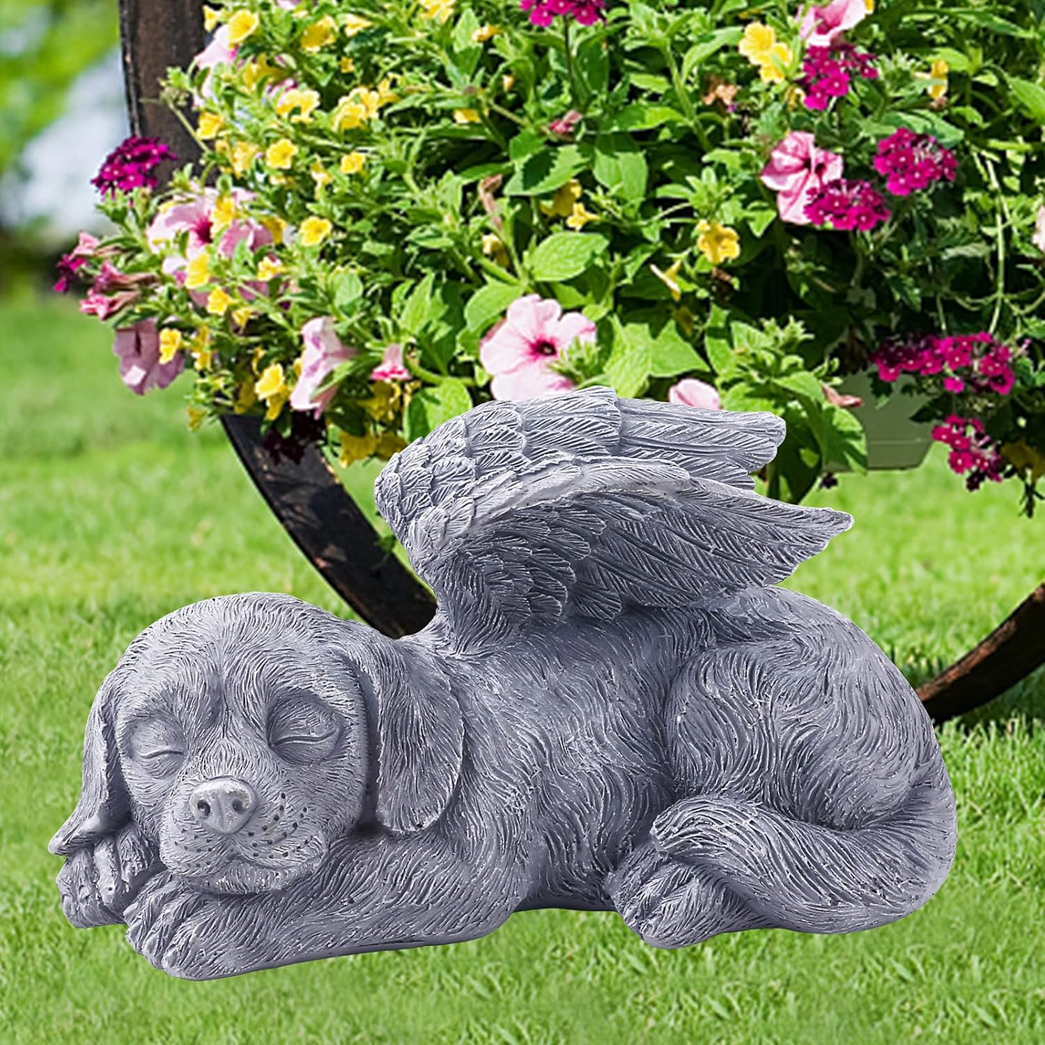 NEWDREAM Pet Loss Gifts The Angel Dog Statue Commemorates Dog Memorial newdream-pet-loss-gifts-the-angel-dog-statue-commemorates-dog-memorial