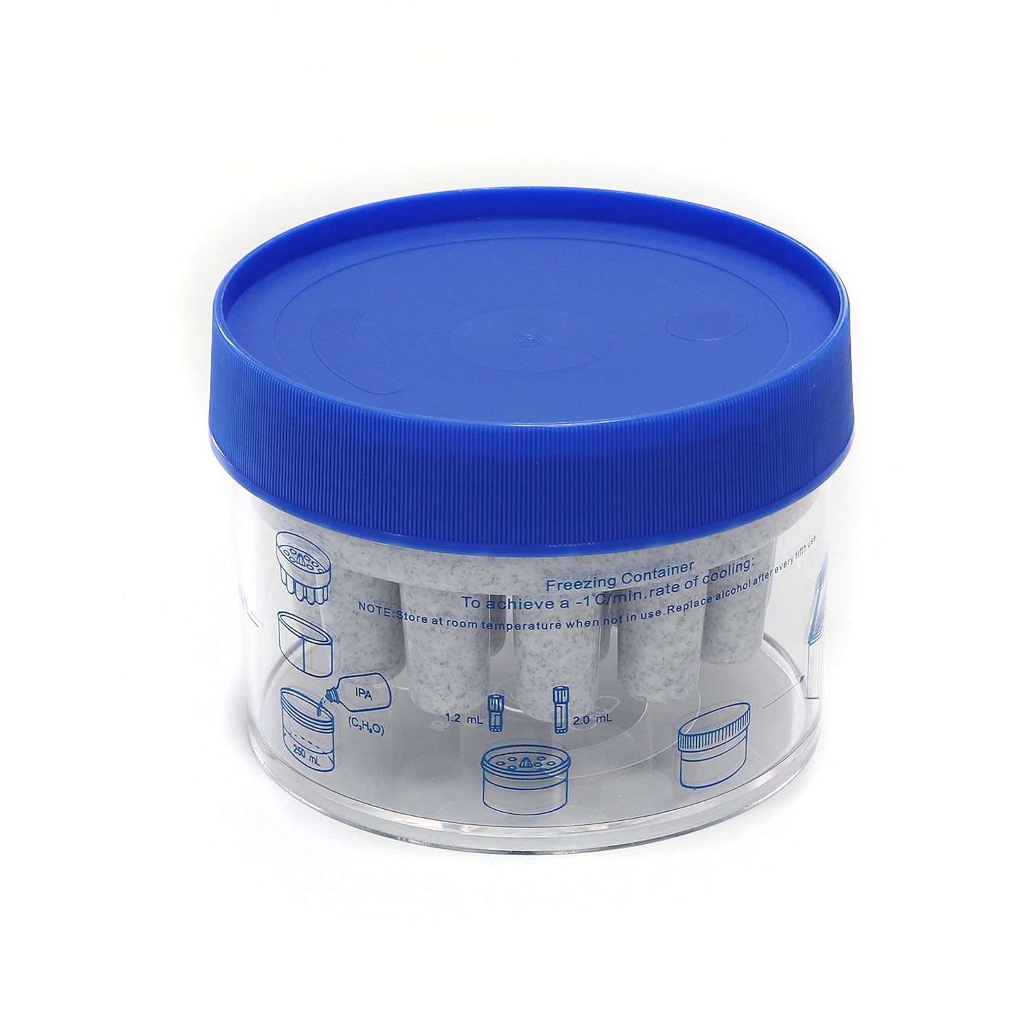 ULAB Scientific Cryo-Safe -1℃(-33.8℉) Freezing Container, Polycarbonate ...