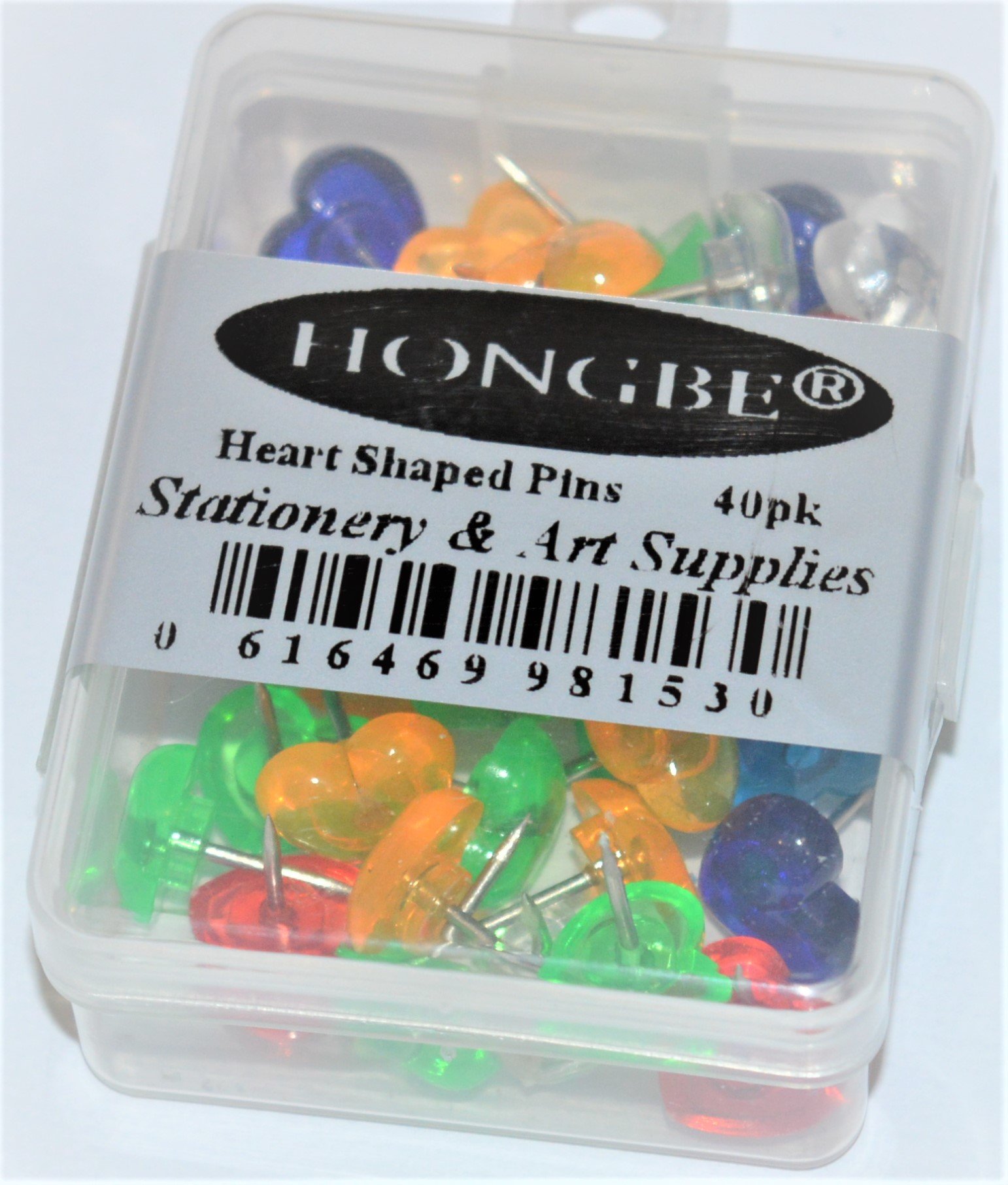 40 Heart Shaped Push PINS Drawing Notice Board : Amazon.co.uk ...