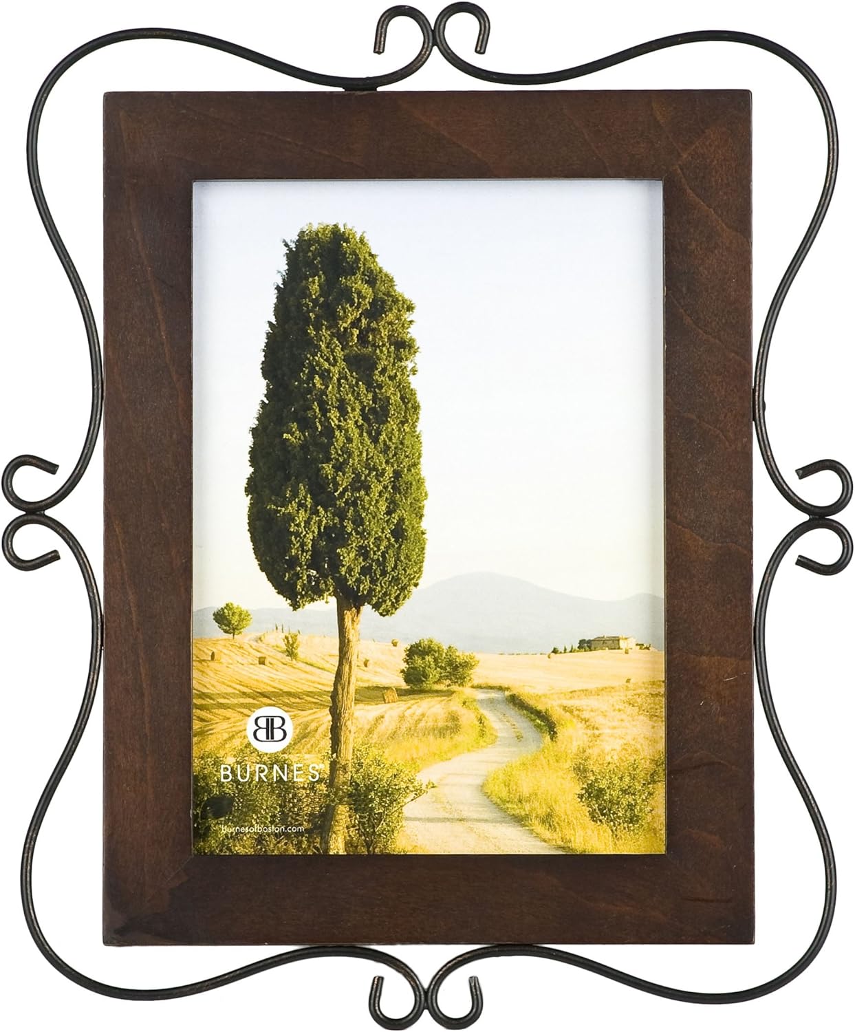 Amazon.com - Burnes of Boston Assisi Outer Metal Scroll Photo Frame, 4 ...