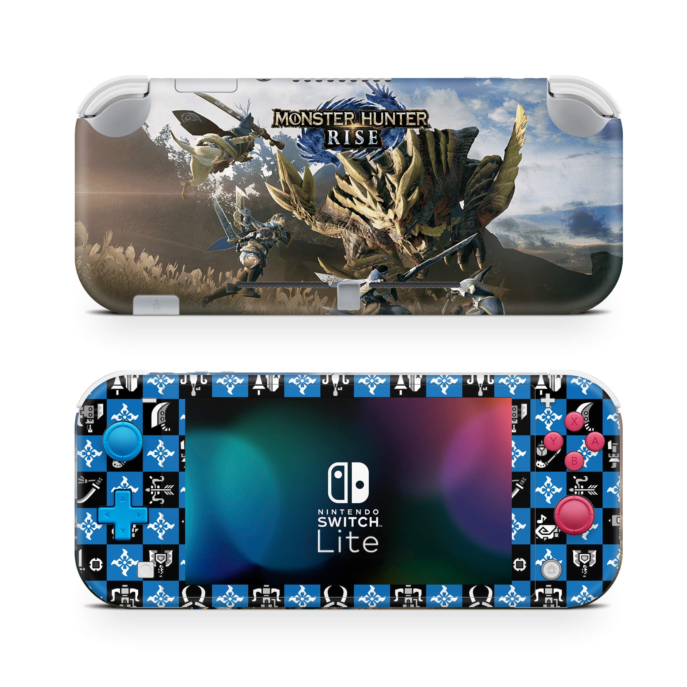 Amazon.com: Monster HUN Rise Game Skin for Nintendo Switch Lite Console ...
