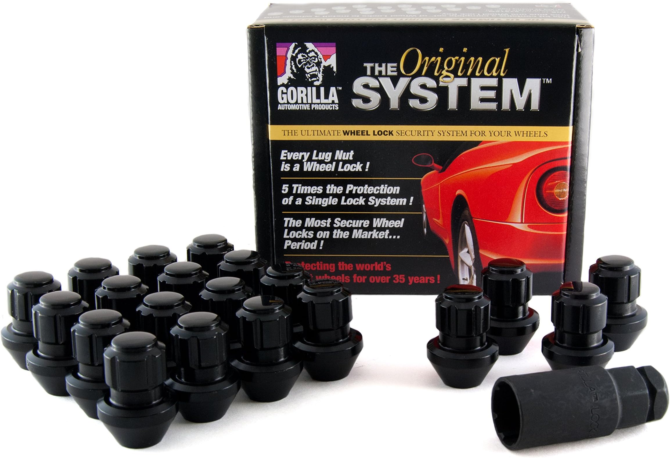 Amazon.com: Gorilla Automotive 96643BDX Black Factory Style Wheel Lock ...