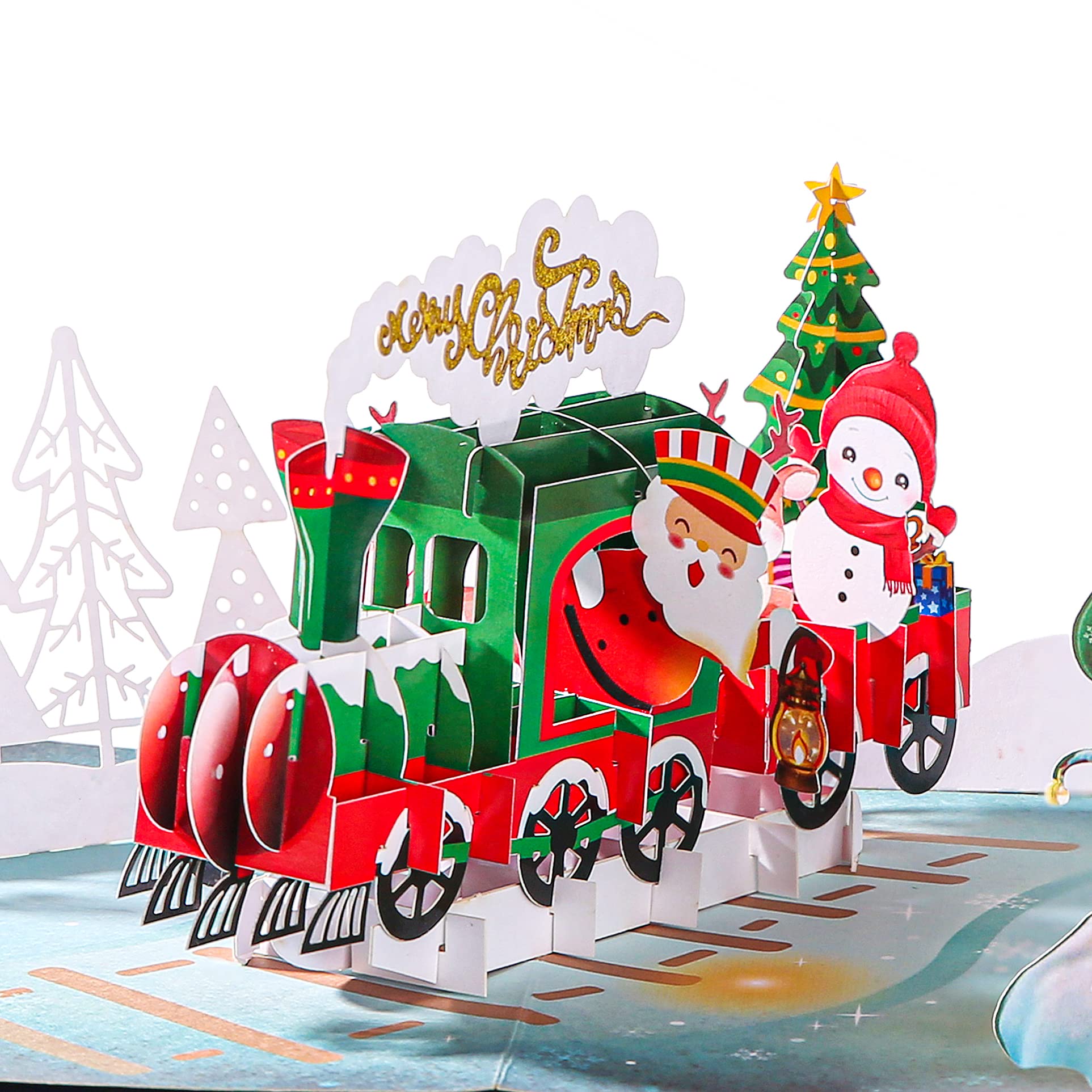 Train Christmas Cards
