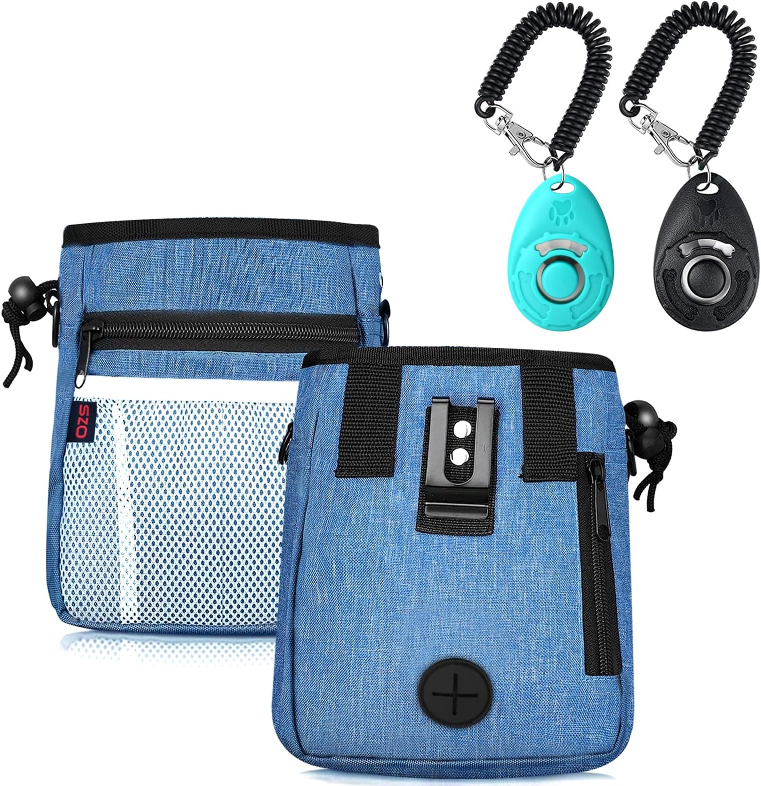 Amazon.com: Dog Treat Pouch - 3 Ways to Wear Treat Pouches for Pet ...