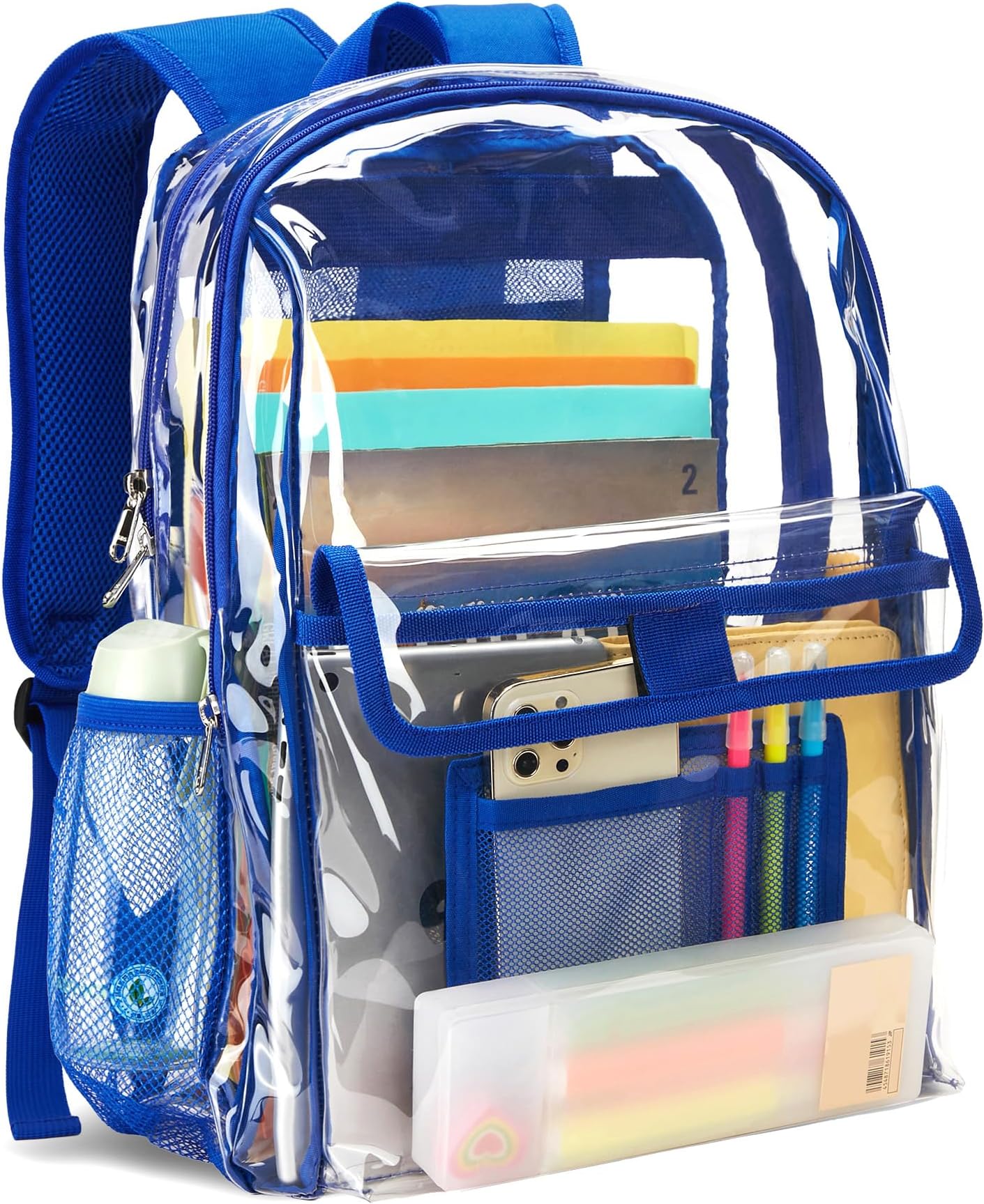 Amazon.com | WLACK AND BHITE Eco-Friendly Heavy Duty Clear Backpack ...