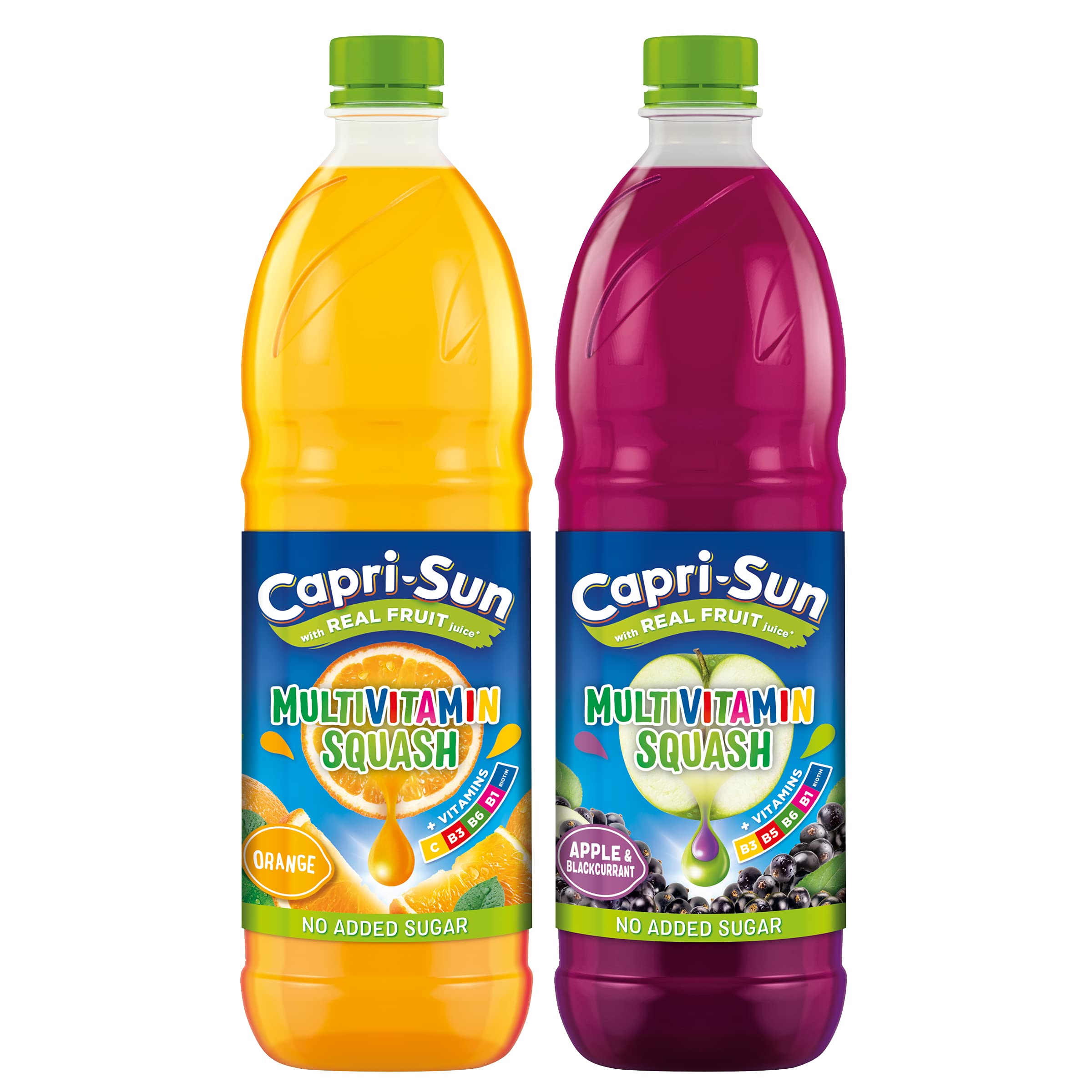 Capri Sun With Real Fruit Juice Multivitamin Squash Orange Apple ...