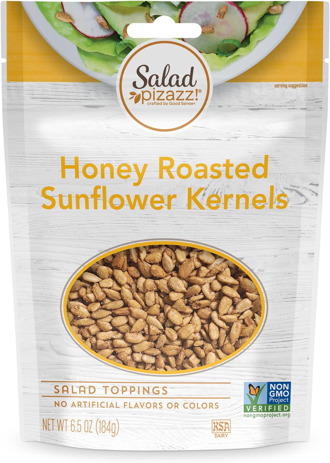 Amazon.com : Salad Pizazz Honey Roasted Sunfower Kernels (Pack of 12 ...