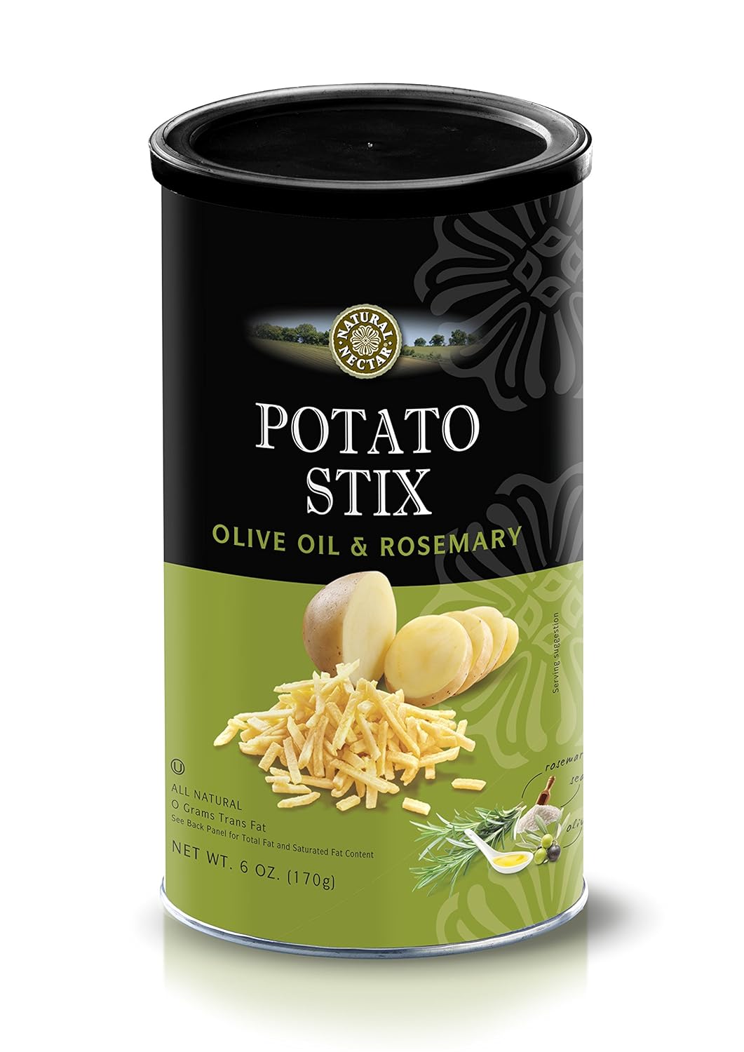 Amazon.com: Natural Nectar Potato Stix, Olive Oil and Rosemary, 6 Ounce ...