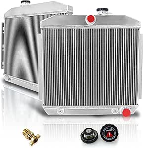 Amazon.com: OzCoolingParts Pro 3 Row Core Full R5057 Aluminum Radiator for 1955 56 57 Chevy Bel ...