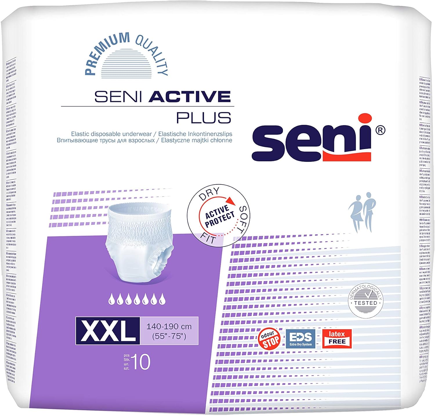 Seni Pants Active Plus - Nuit - Taille XXL - Modèle : Amazon.fr: Hygiène et Santé