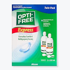 OPTI-FREE Express Care Solution Alcon Soft Contact Lenses Pack of 2 ...