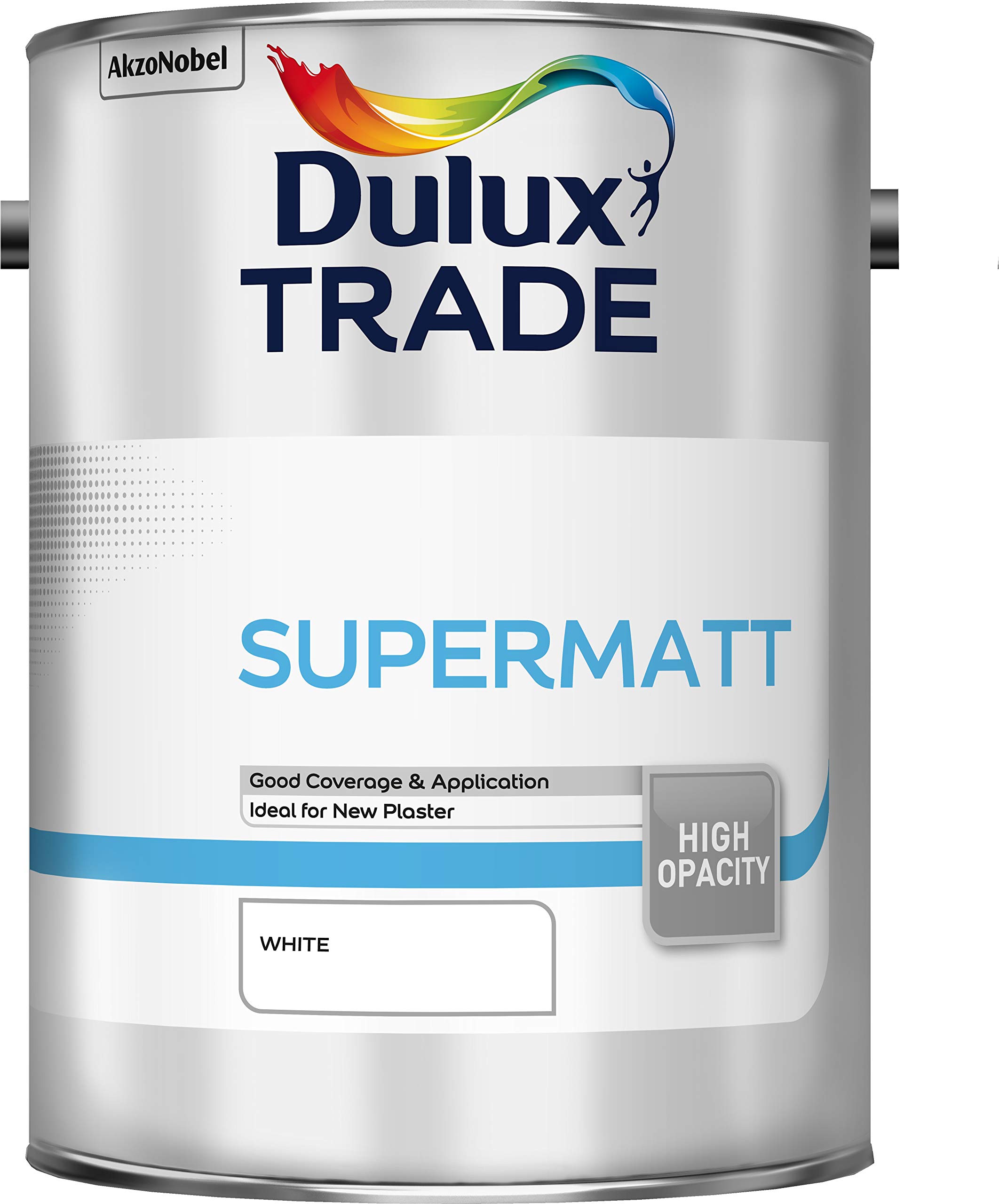 Dulux Trade Supermatt White 5L : Amazon.co.uk: DIY & Tools