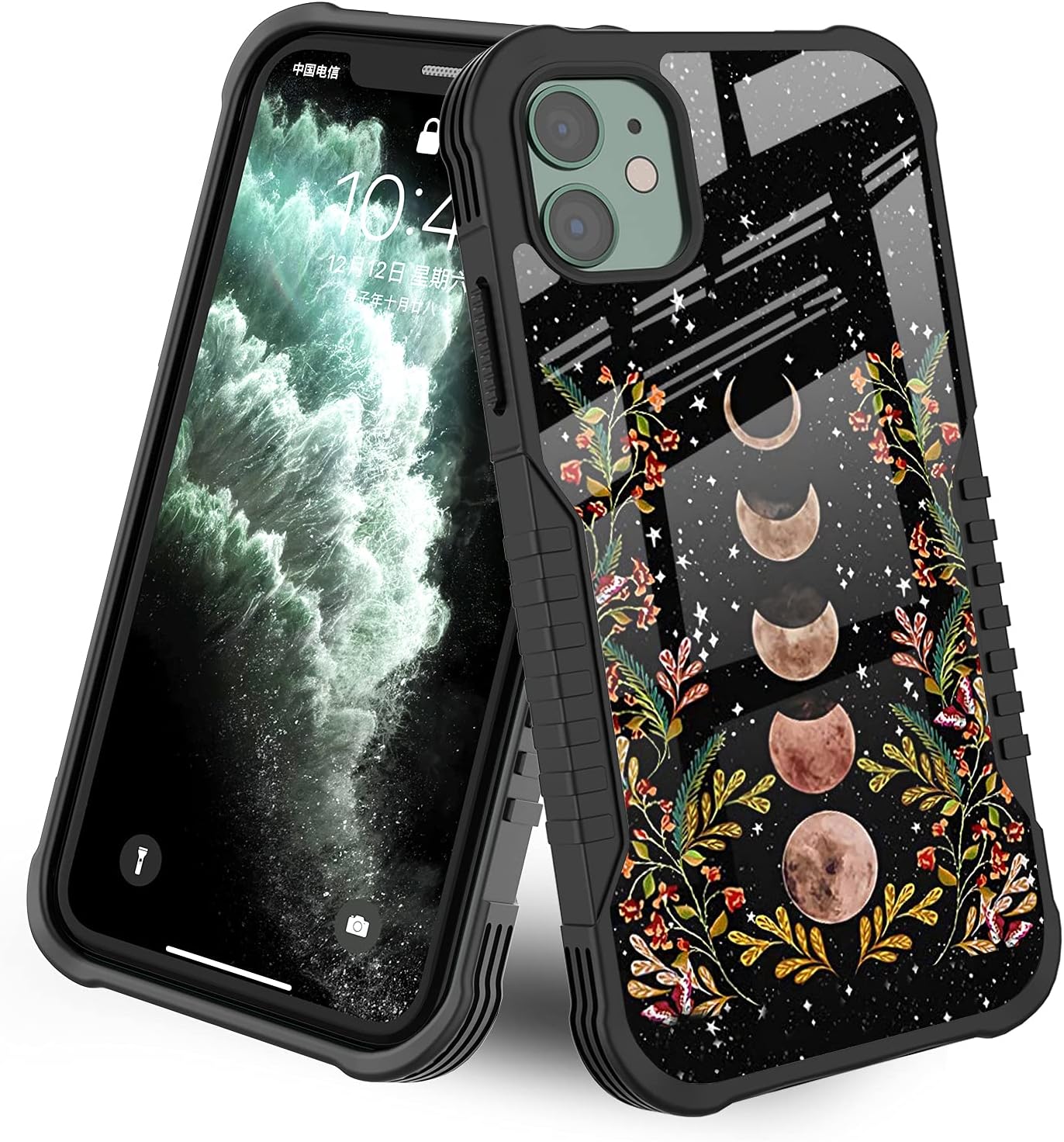Amazon.com: iPhone 11 Mystical Tarot Card Aesthetic Sun Moon Phases Yin ...