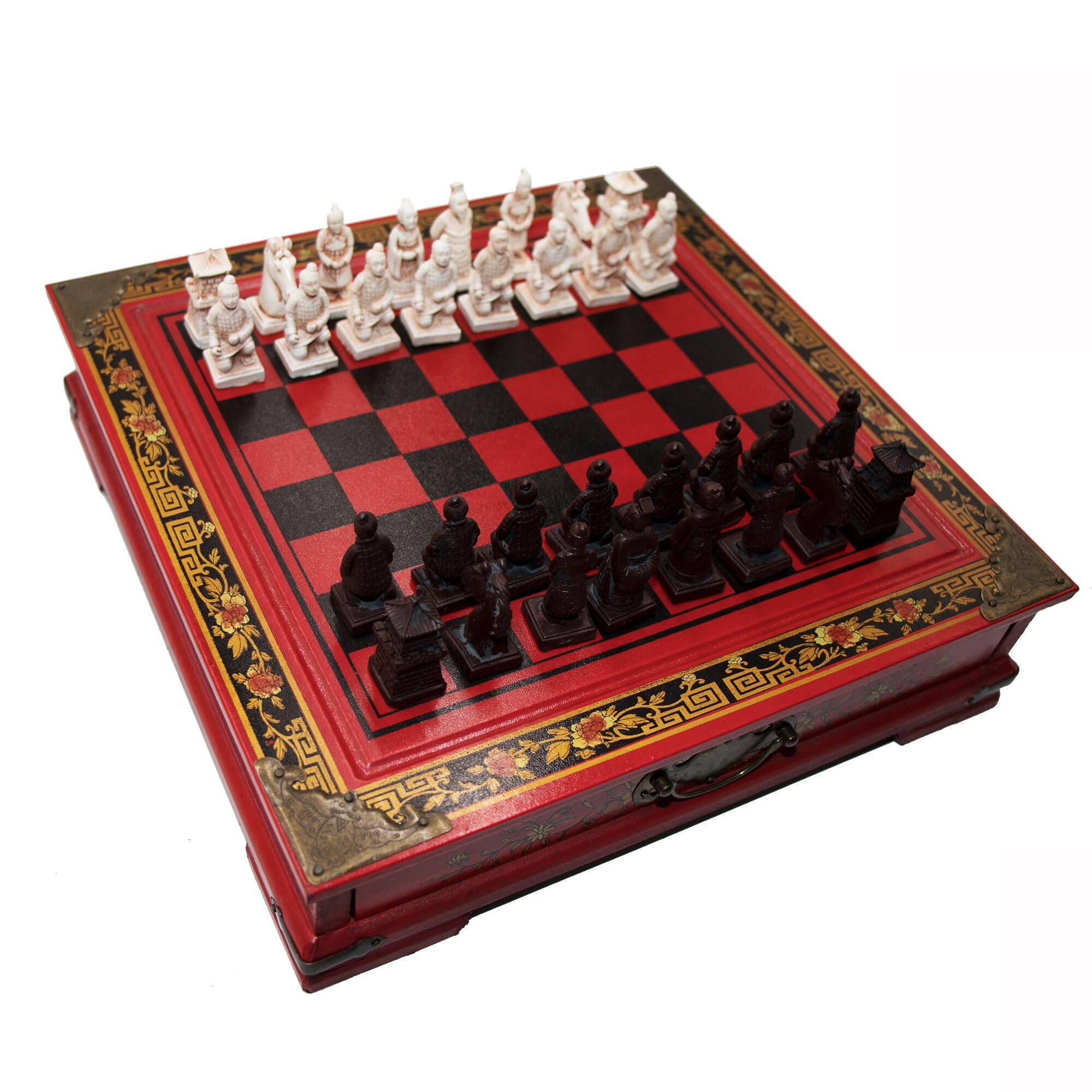 Amazon.com: Ireav Retro Terracotta Warriors Chess Set for Kids and ...