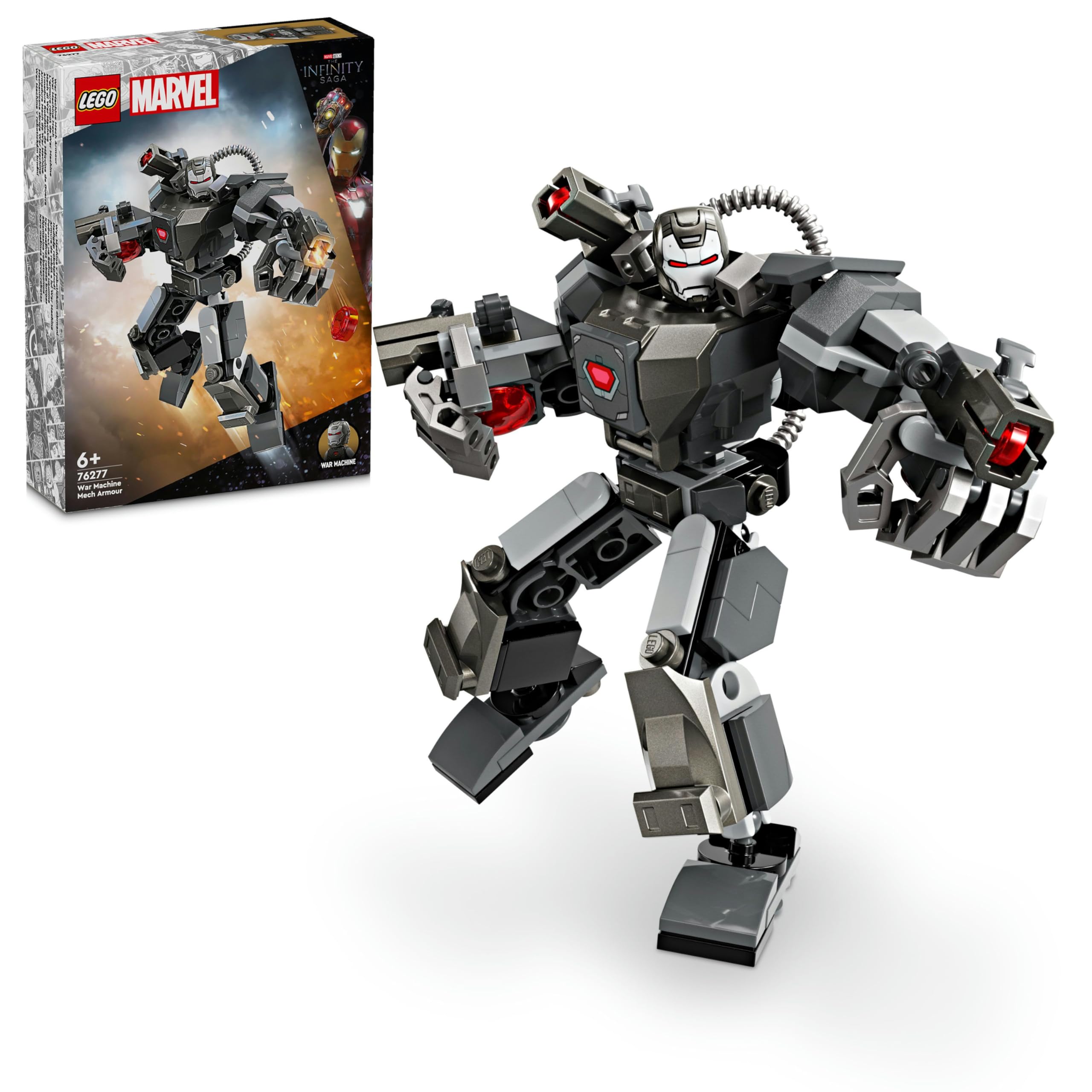 LEGO Marvel War Machine Robot Zırhı 76277-6 Yaş ve Üzeri Süper Kahraman ...