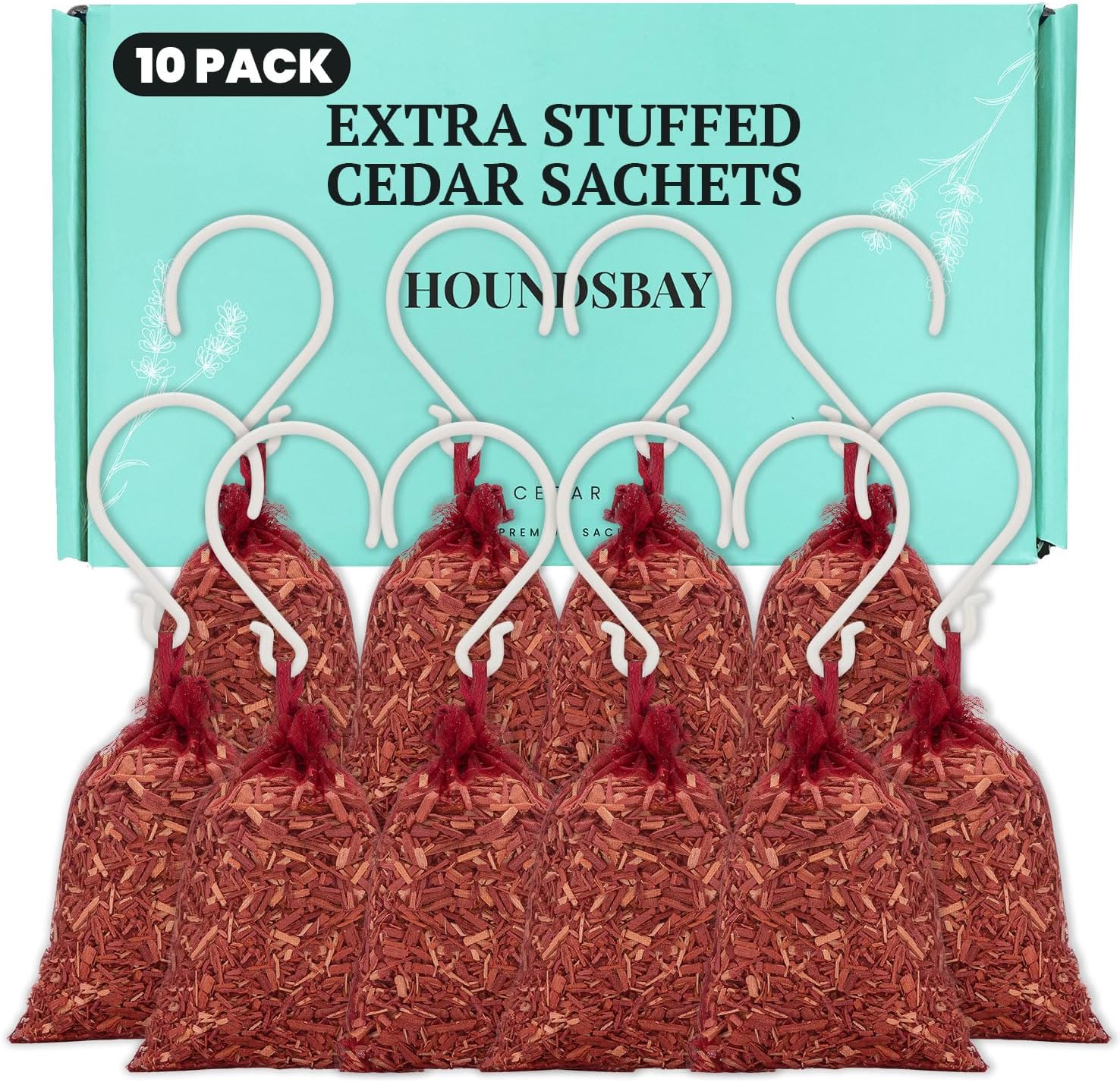 Amazon.com: Cedar Sachet Bags, Fully Stuffed Scented Sachets with ...