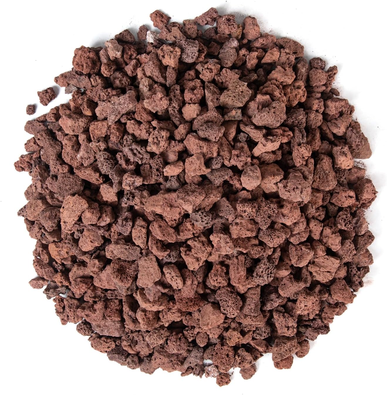 Amazon.com : Lechloris 10Ib Natural Lava Rock for Fire Pit - Red ...