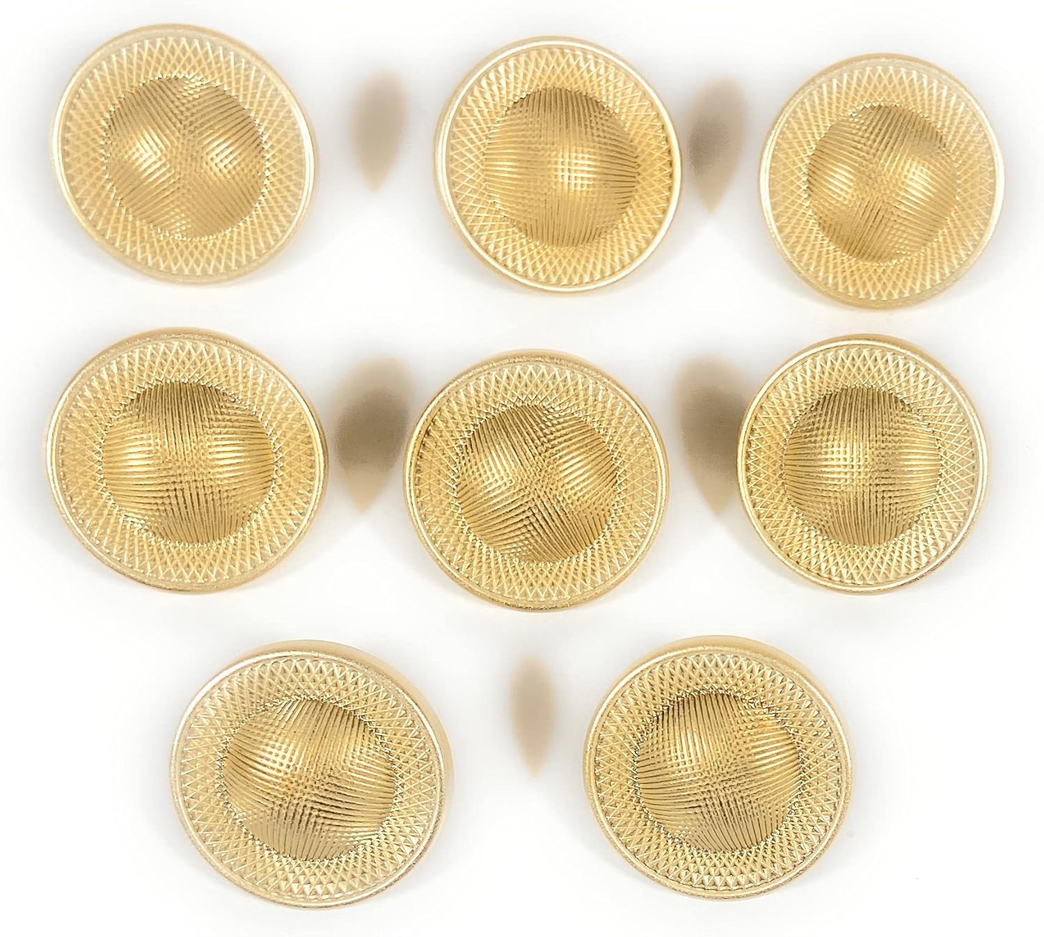Amazon.com: Dome Gold Buttons Hat Shape Sets Brushed Finished - for ...