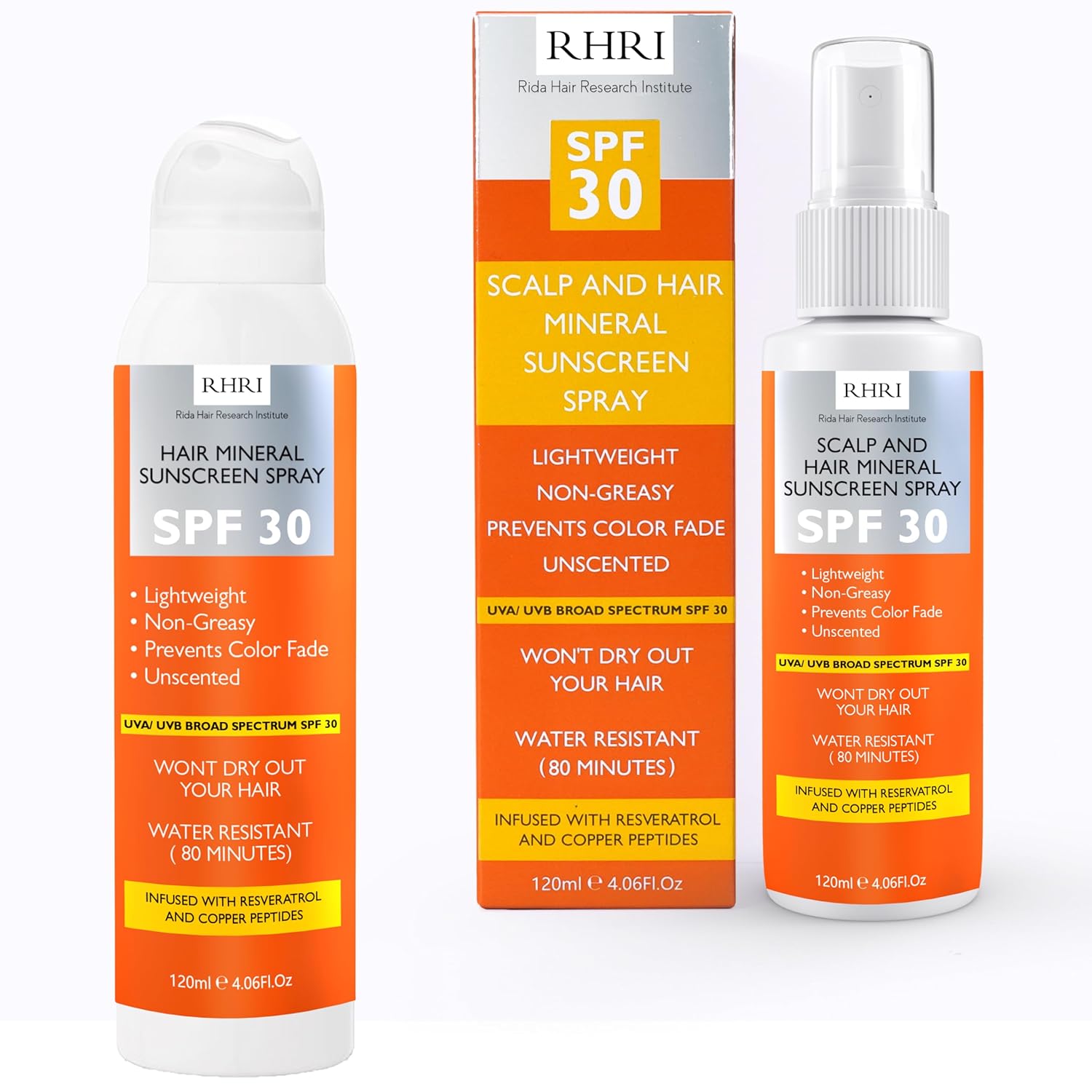 Amazon.com : Sunscreen Spray+Aerosol Sunscreen for Hair and Scalp ...