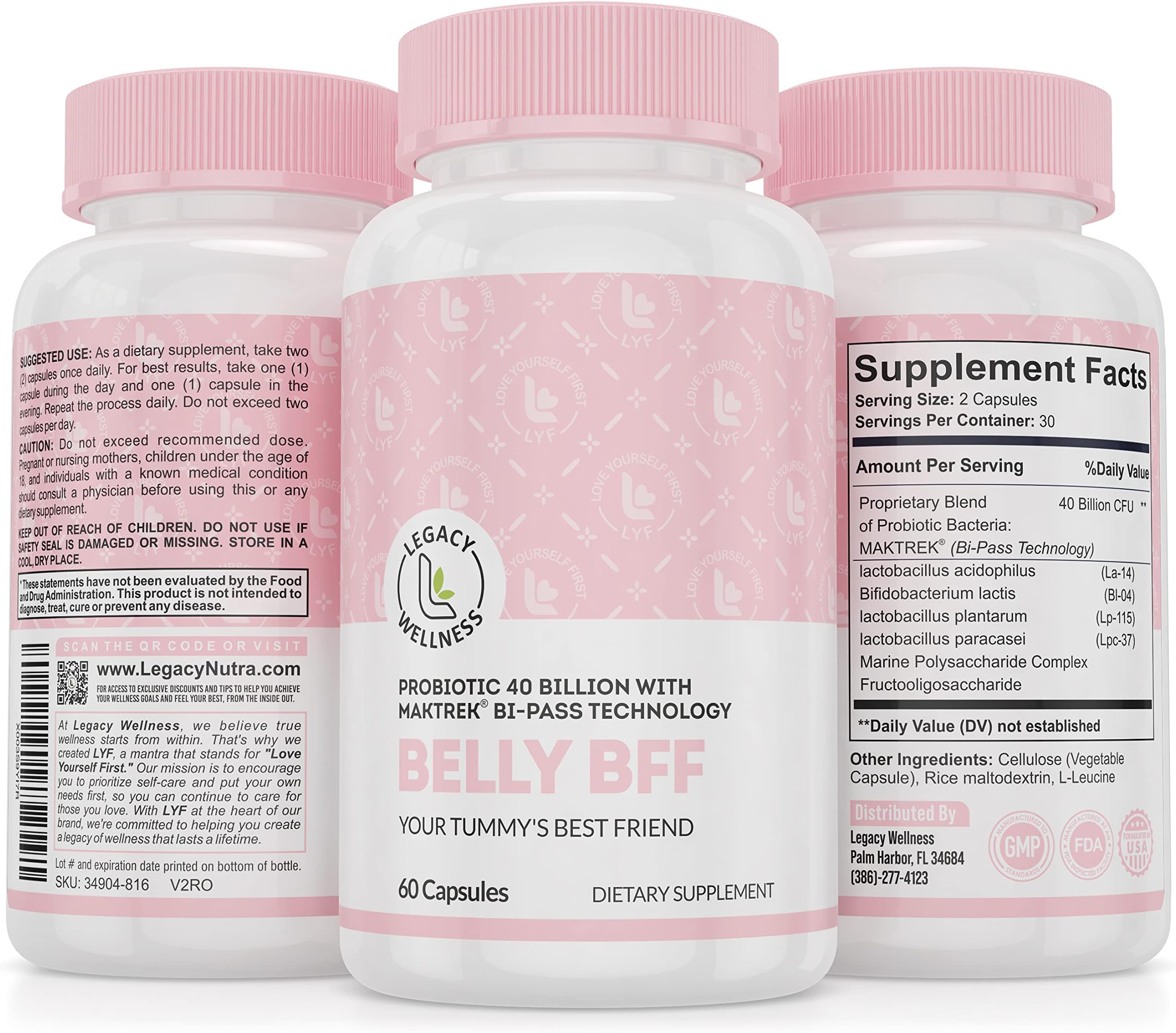 Amazon.com: Gut Response Sleep Probiotic for Men & Women, Slows Down ...