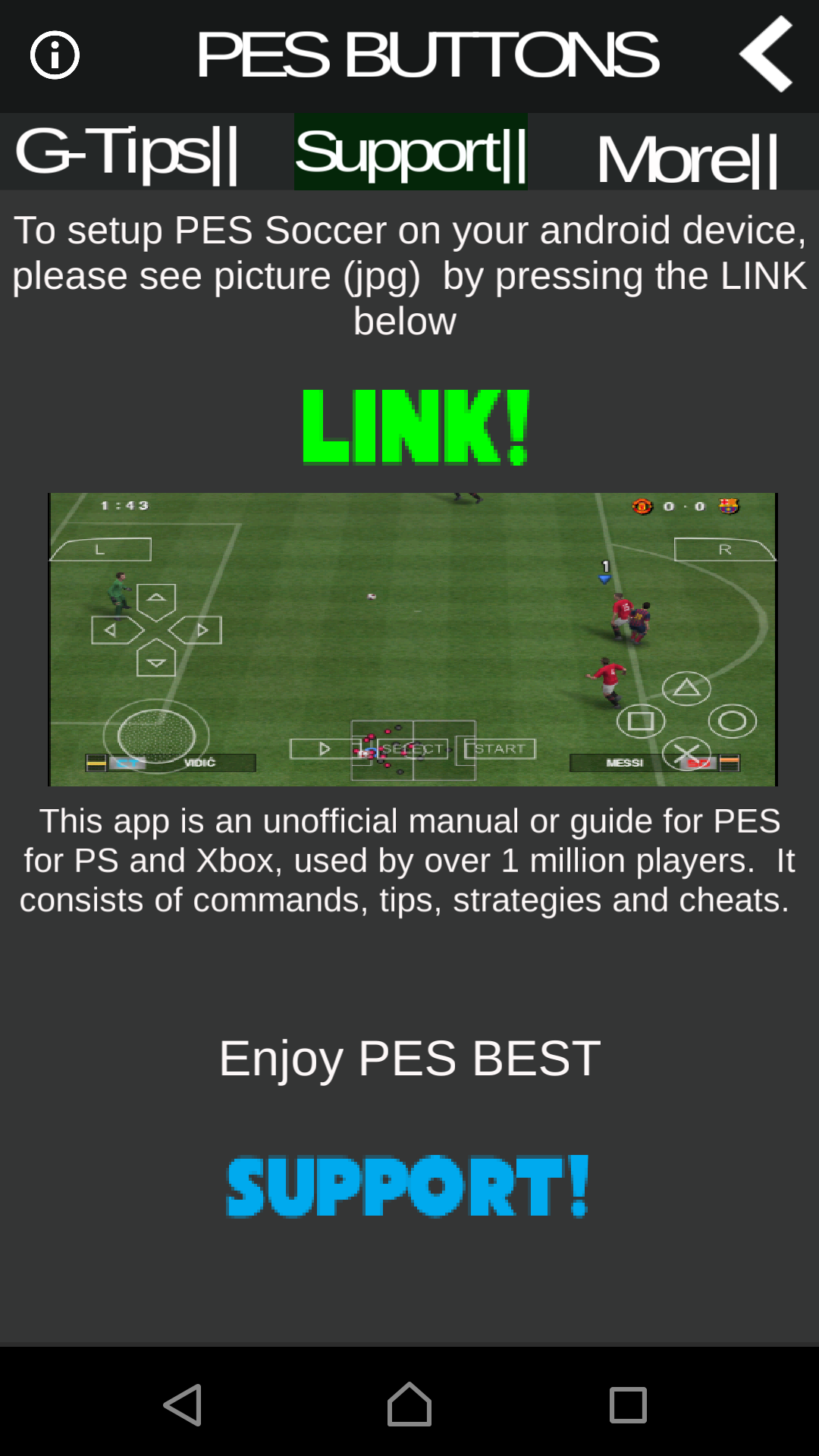 The Buttons - PES 2019 Manual (Ads Free) - App on Amazon Appstore