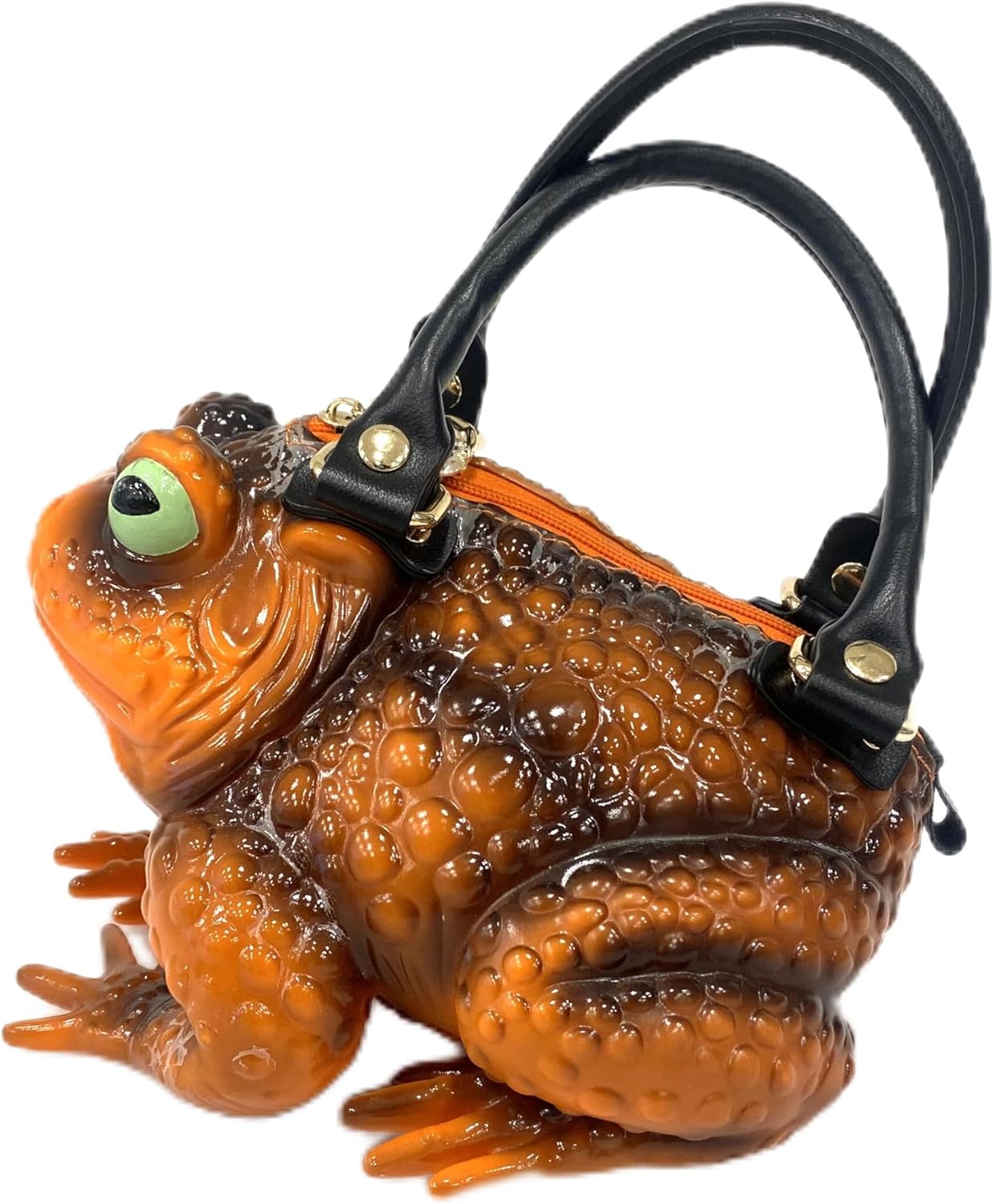 Windy Willow Orange Black Toad Bag Purse Satchel Handbag Witch Frog ...