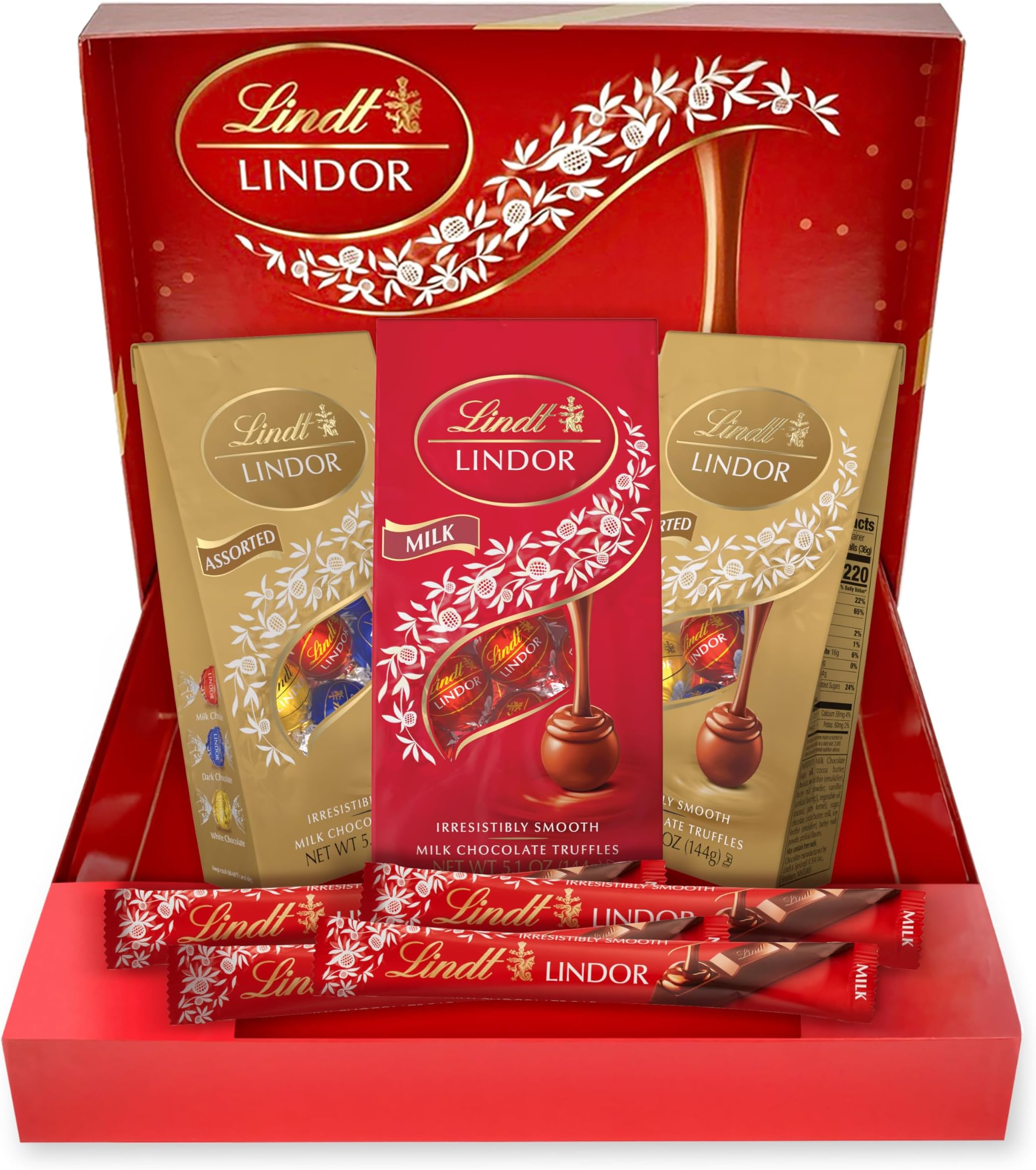 Amazon.com: Lindt LINDOR Premium Chocolate Gift Box, Assorted Chocolate ...