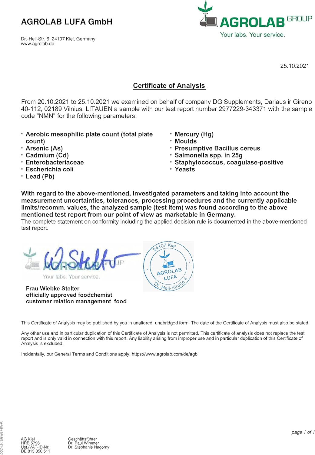 NMN (Nicotinamide Mononucleotide) NAD+ 250mg 60 Vegan Capsules ...