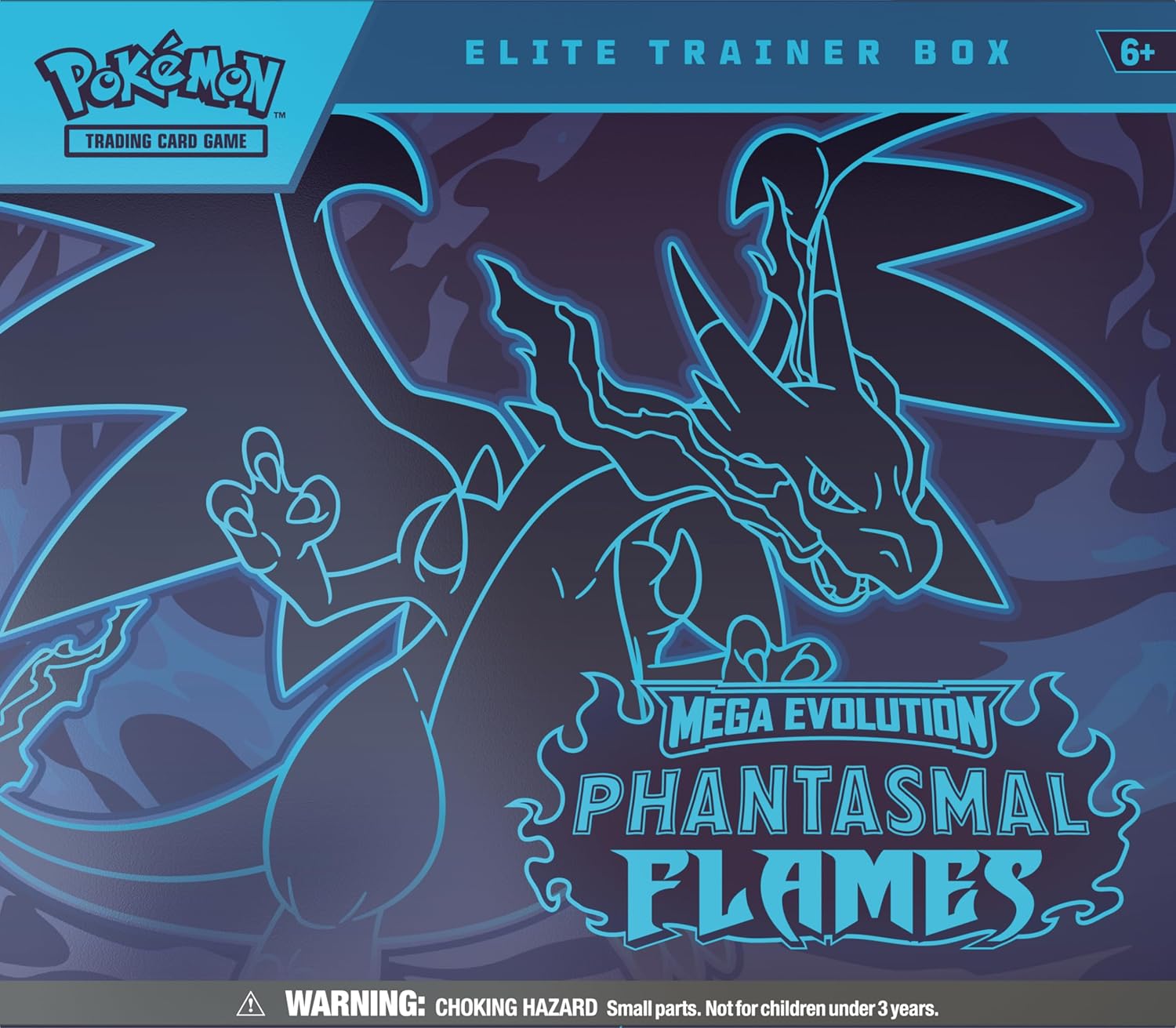 Amazon.com: Pokémon TCG: Mega Evolution—Phantasmal Flames Elite Trainer Box : Toys & Games