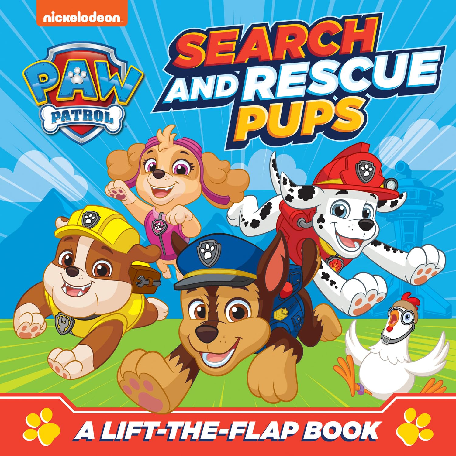 PAW Patrol Search and Rescue Pups: A lift-the-flap book: Brand New lift ...