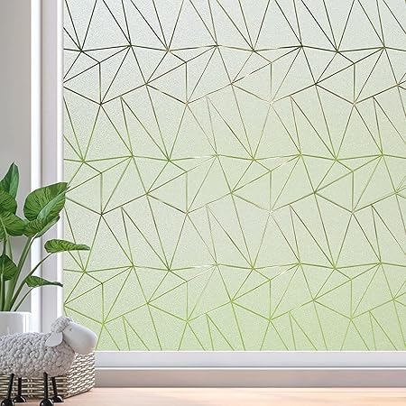 Lifetree Window Film Privacy Patterned Frosted Film for Glass Windows ...