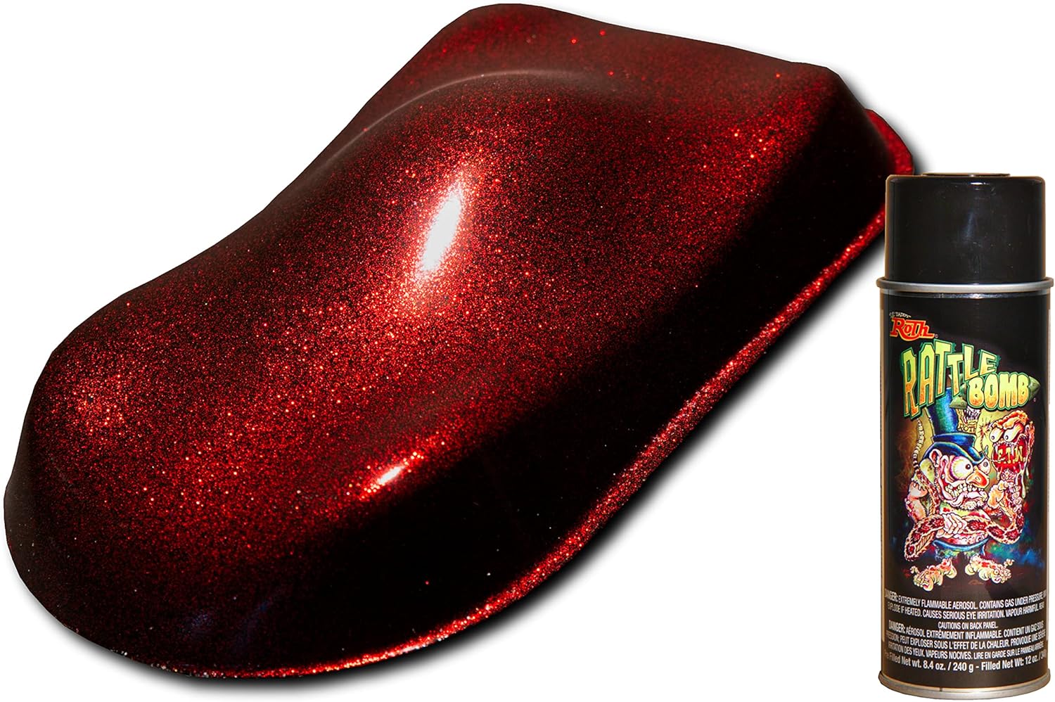 Amazon.com: Lil' Daddy Roth Rattle Bomb Flake - Cherrie Pie - 12oz ...