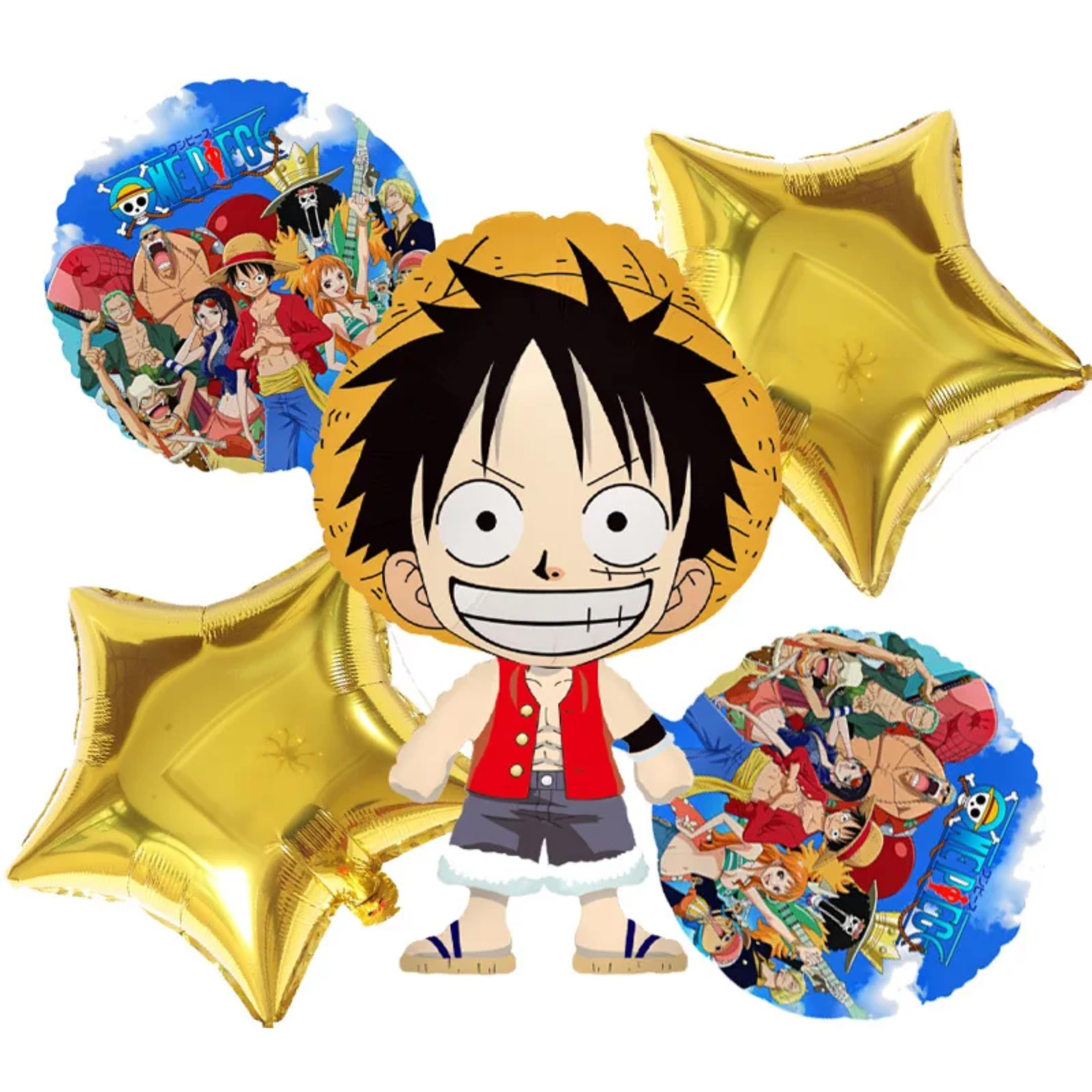 GARDU Globos Luffy personajes Fiestas Temáticas, Cumpleaños ...