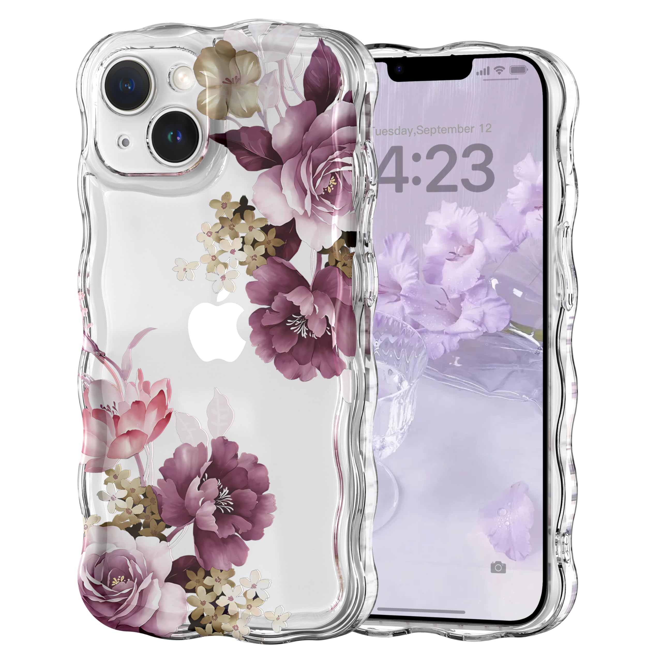 Amazon.com: Micoden for iPhone 14 Case, Cute Flower Girls Women Soft ...