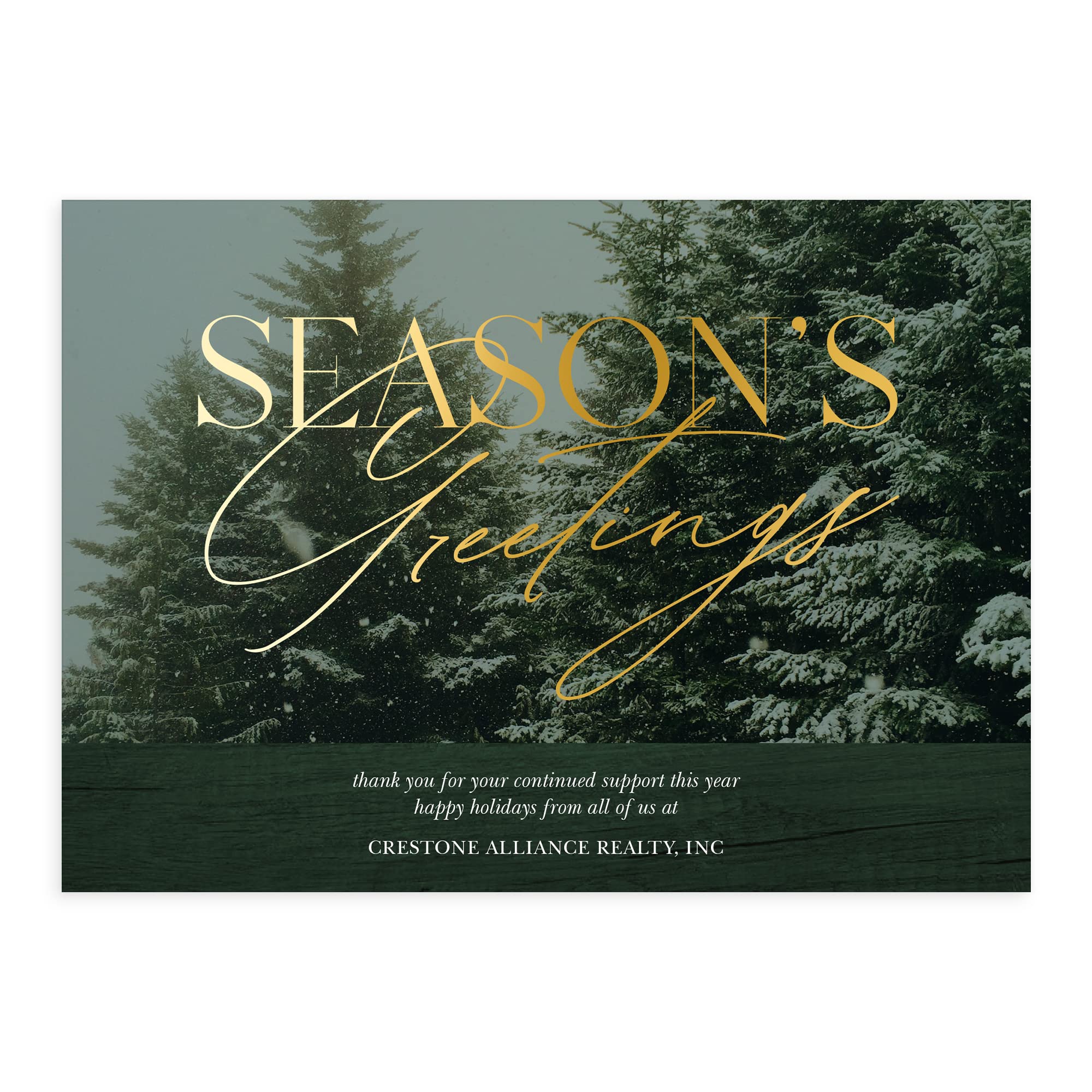 Amazon.com : Let's Make Memories Personalized Business Christmas Cards ...