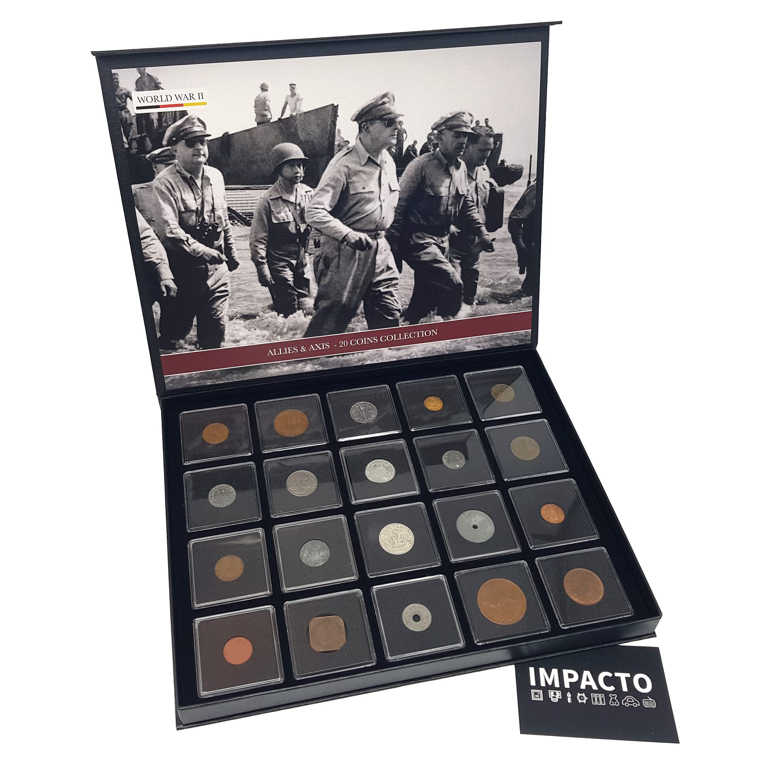 Buy IMPACTO COLECCIONABLES World War II - Collection of 20 coins used ...