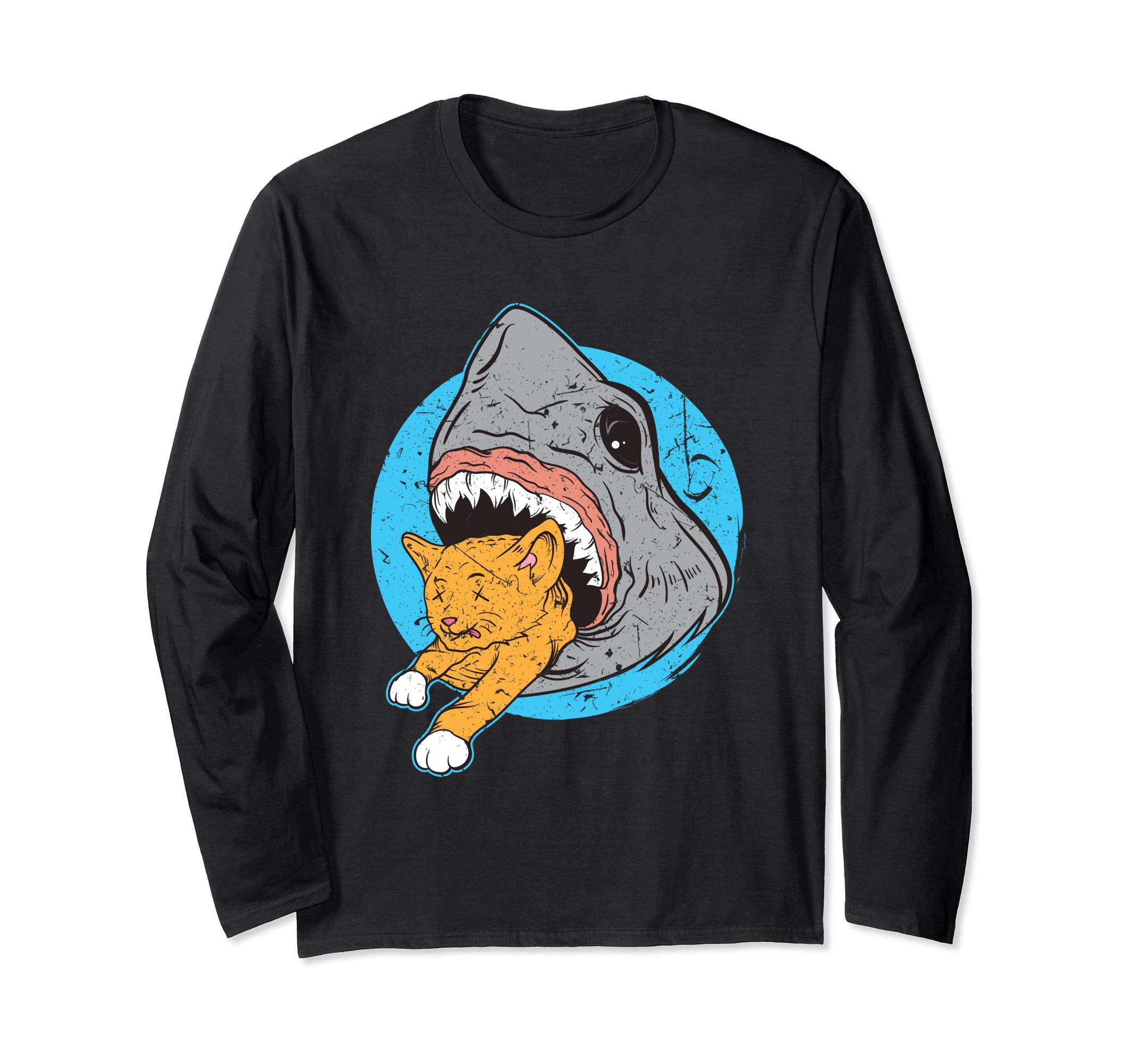 Shark Eating Cat Logo Amazon.com: Shark Eating Kitty Cat Design Zip