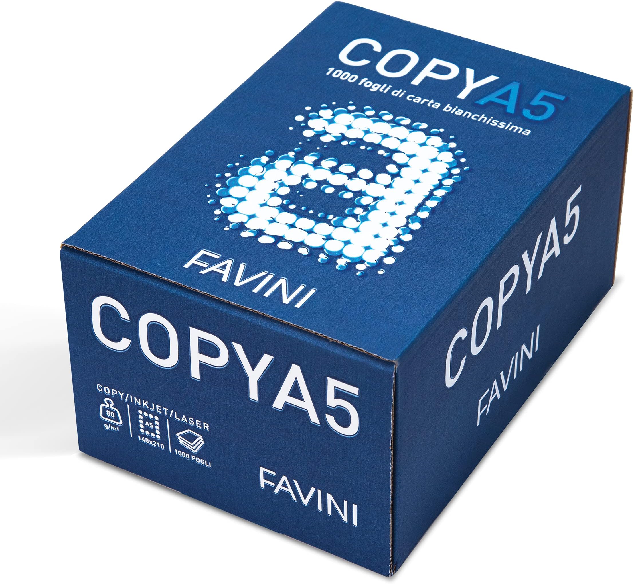 MEDIA WAVE store - Risma di carta 015430 formato A5 500 fogli da 80 g ...