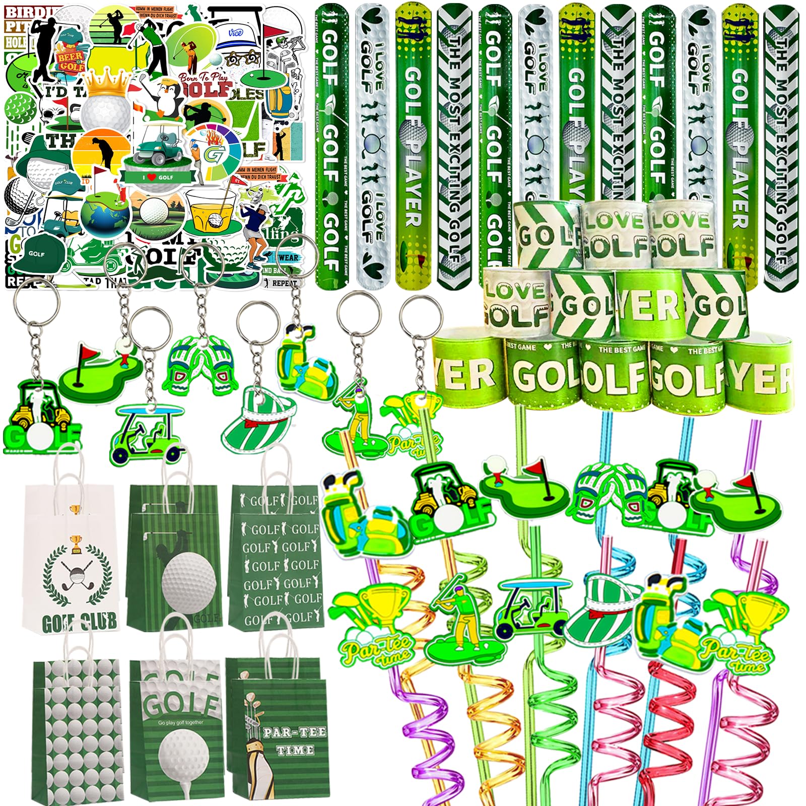 Amazon.com: Meaxur 110 Pcs Golf Party Favor Set Includes Golf Theme ...