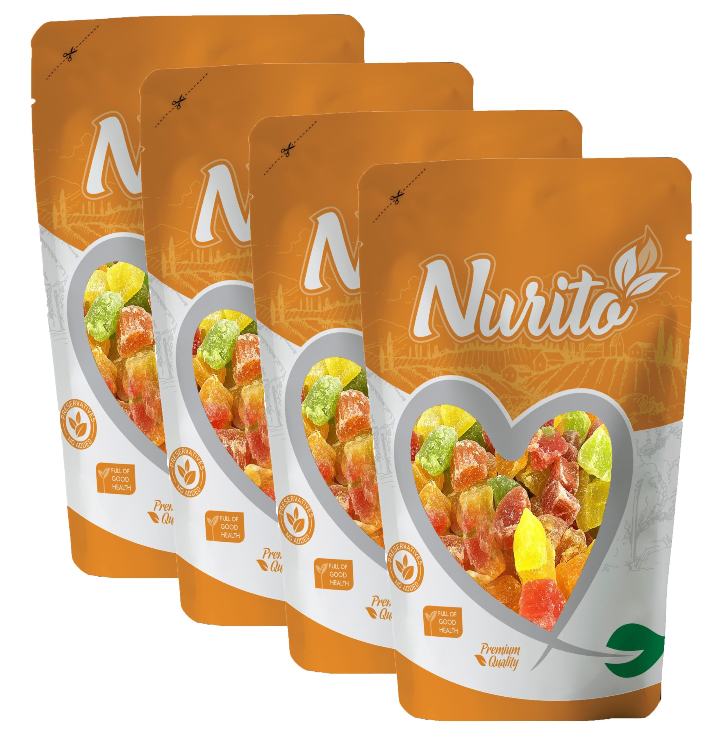 Nurito Dried Fruit Cocktail -1kg (4*250g) : Amazon.in: Grocery ...
