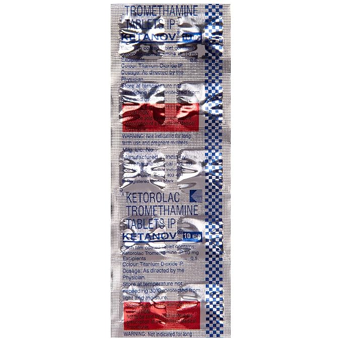 Ketanov 10 mg - Strip of 10 Tablets : Amazon.in: Health & Personal Care