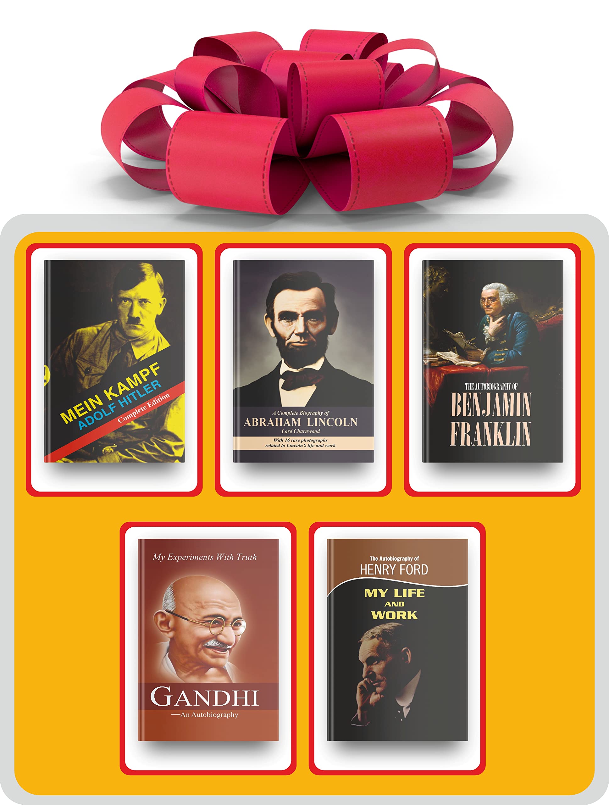 Autobiographies Of Famous Personalities Set Of 5 Mein Kamphf ...
