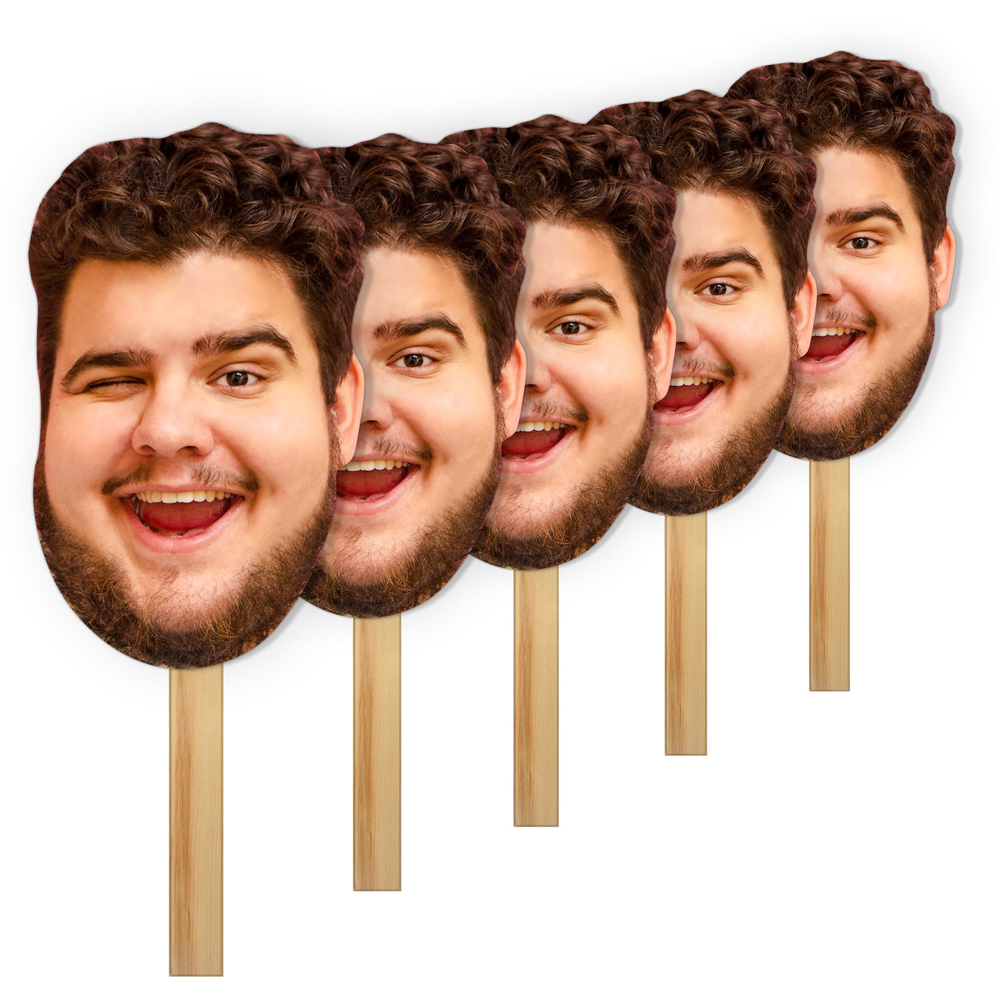 Personalized Fans With Faces Custom Graduation Big Head Photo Face