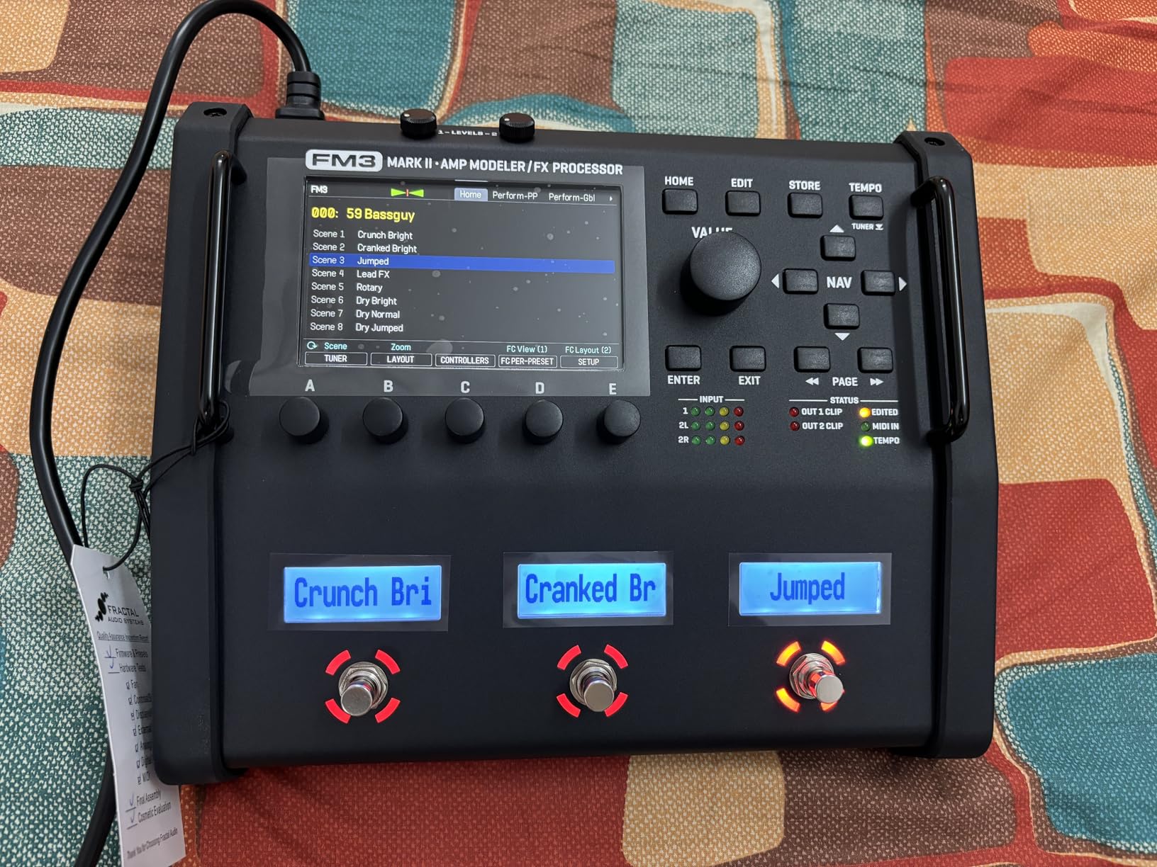 fractal FM3 Mk II Turbo Amp Modeler/FX Processor : Amazon.in: Musical ...