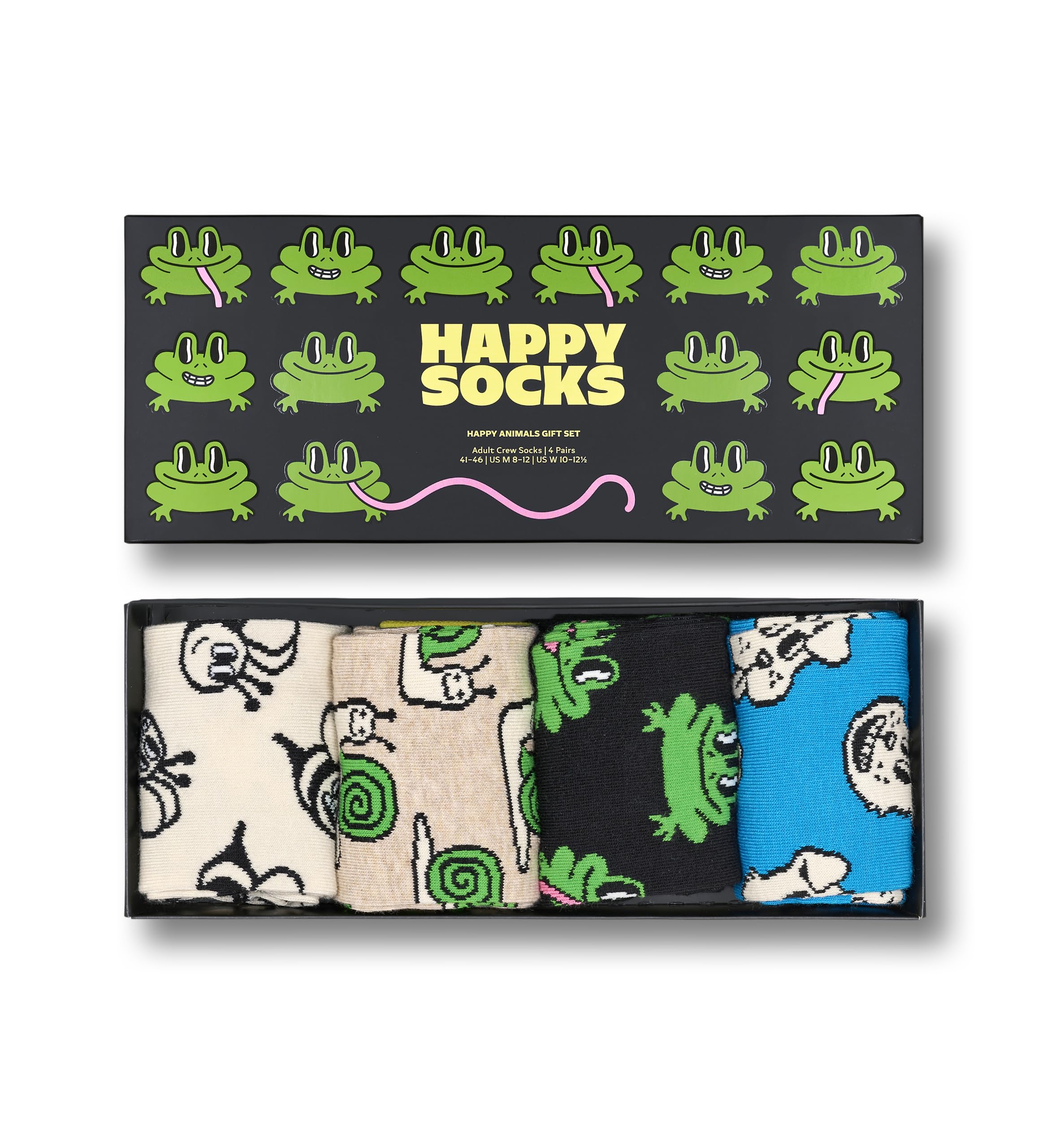 Amazon.com: Happy Socks Animal Party Sock with Dogs,Frogs,Turtles ...