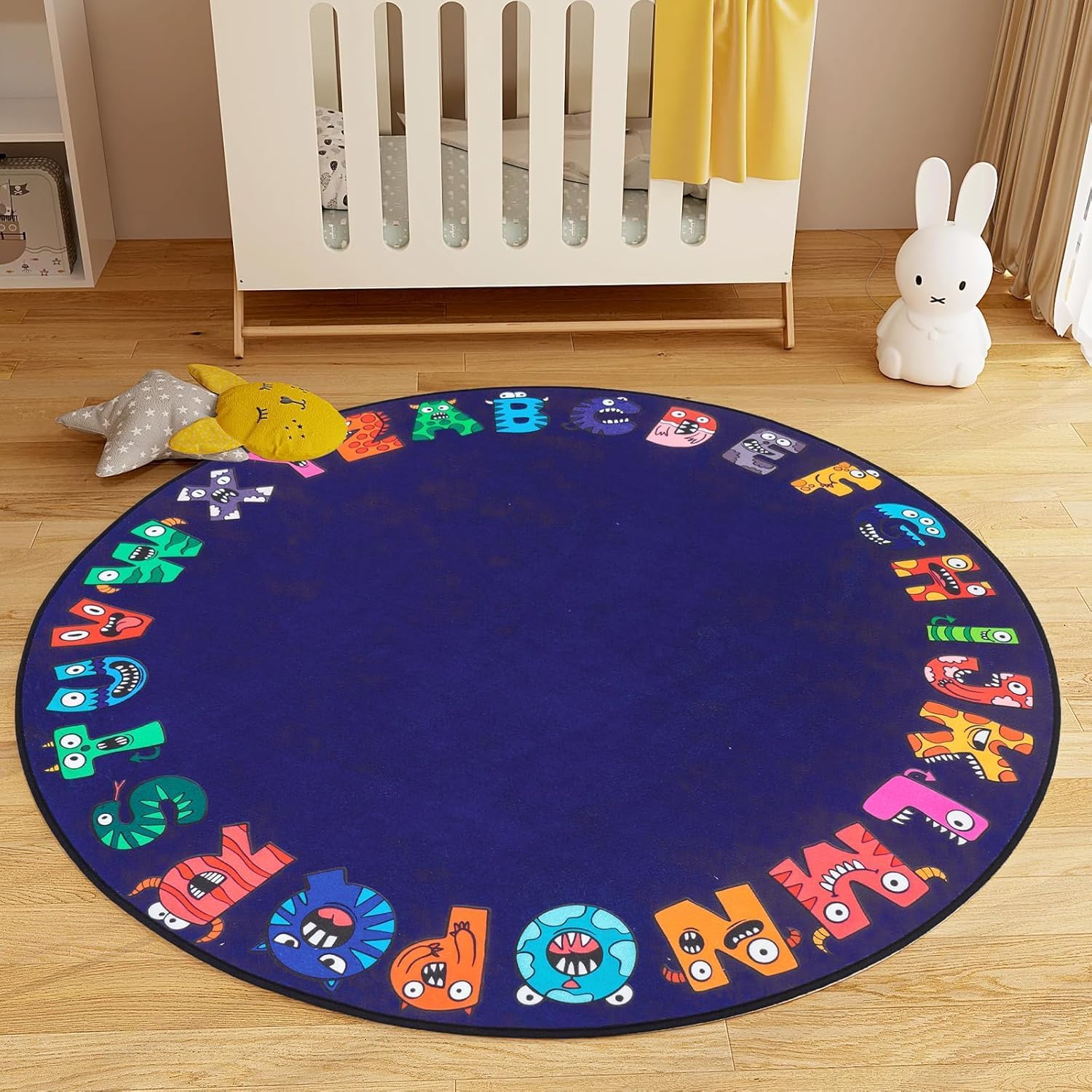 Amazon.com: ABC Alphabet Rug for Kids, Classroom Playmat 6ft Non-Slip ...