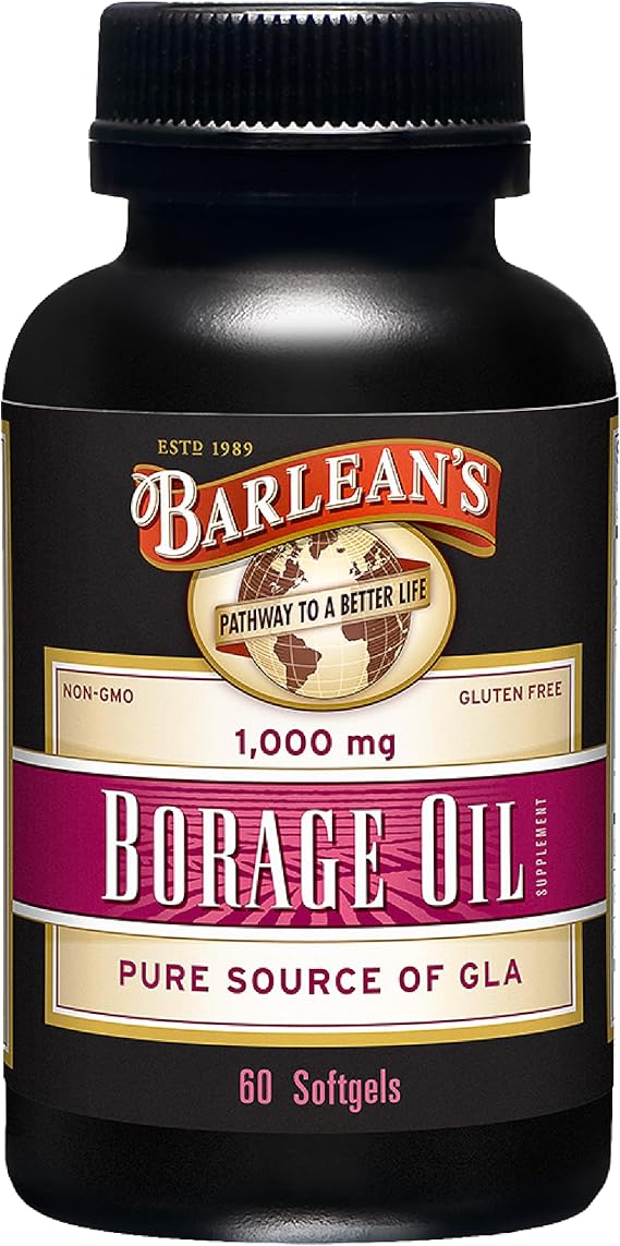 Amazon.com: Barlean's Borage Oil Supplements, Cold Pressed Pure Borage ...