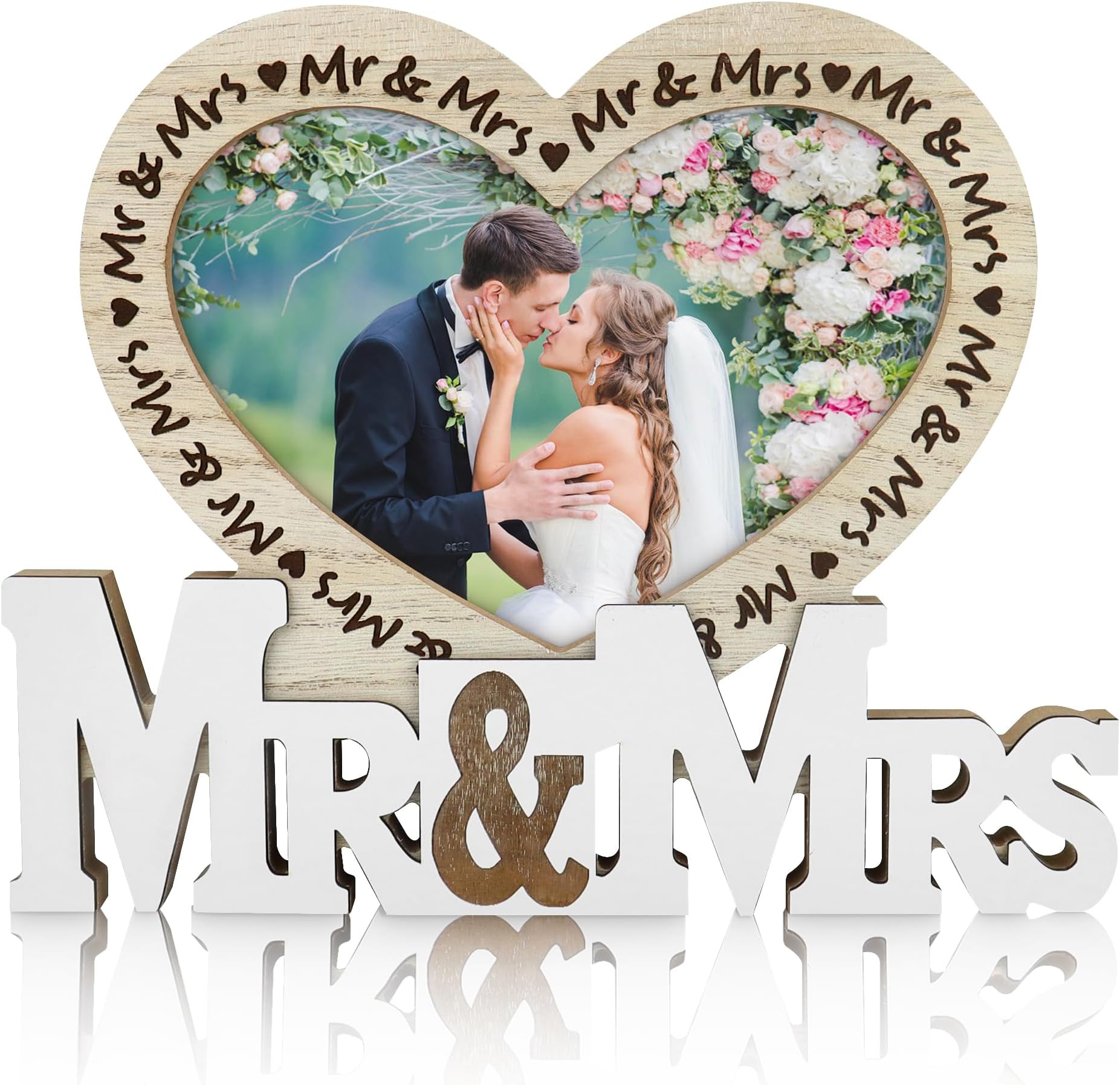 Mr and Mrs by Photo Frames : Amazon.co.uk: Home & Kitchen